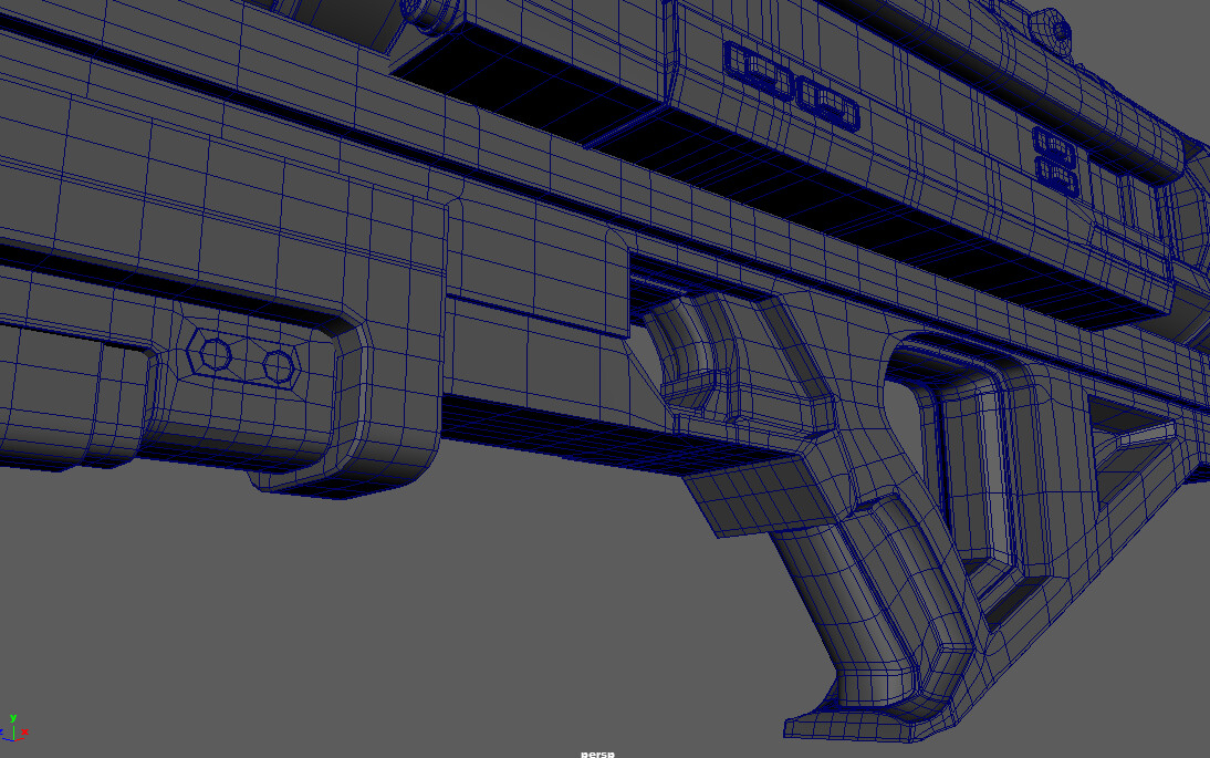 Pintu Mondal - CG GUN MODEL || SCI-FI GUN || Hard-surface modeling