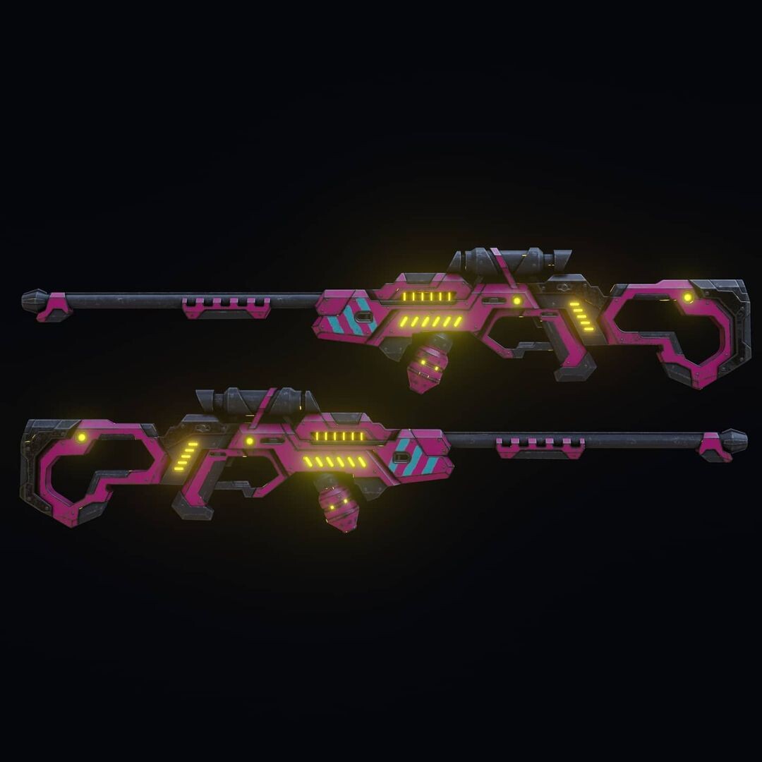 ArtStation - Sniper rifle.