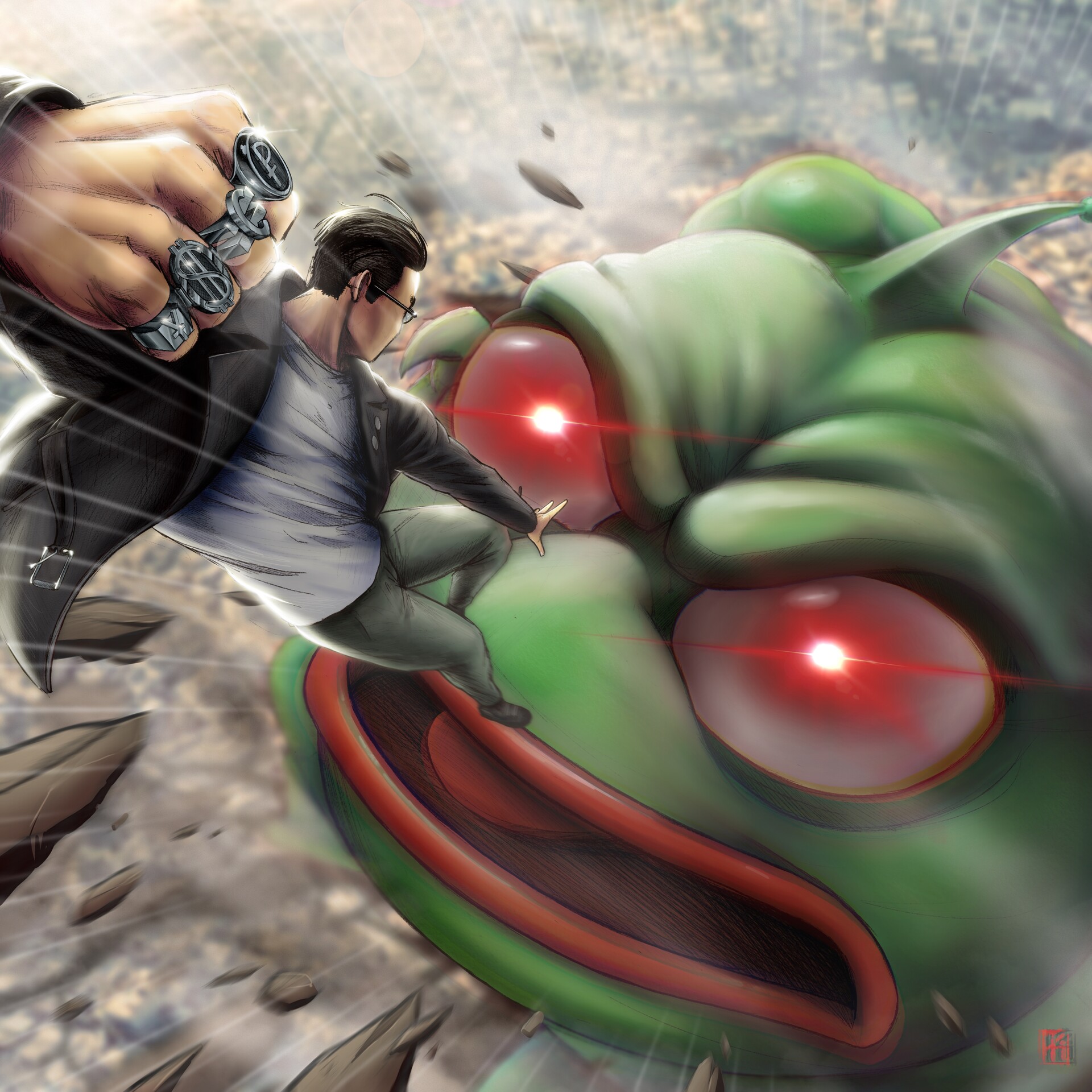 ArtStation - Pepezilla VS Dany Destroyer