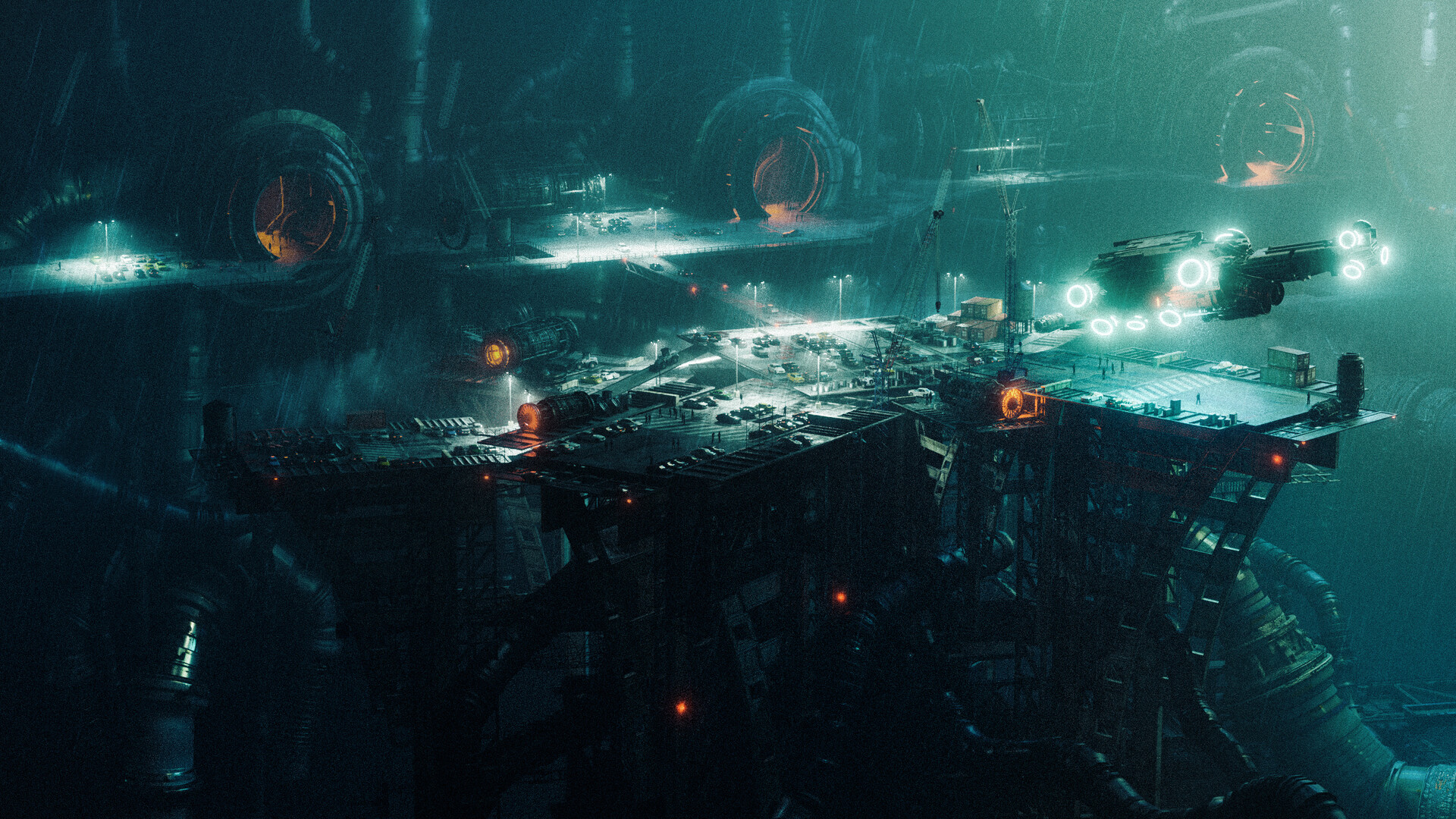 ArtStation - Tokyo III Air Base