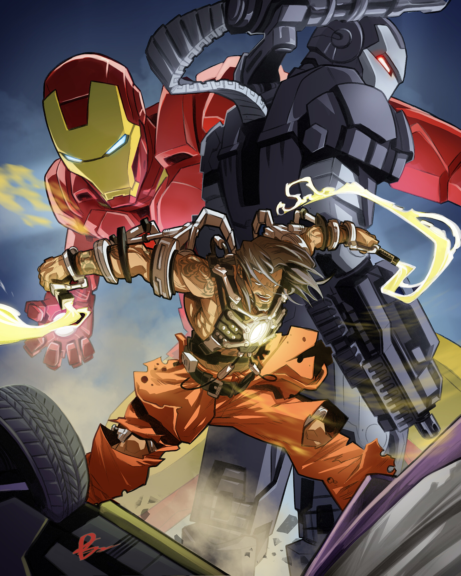 ArtStation - Iron Man 2 (2010) - Tribute Poster