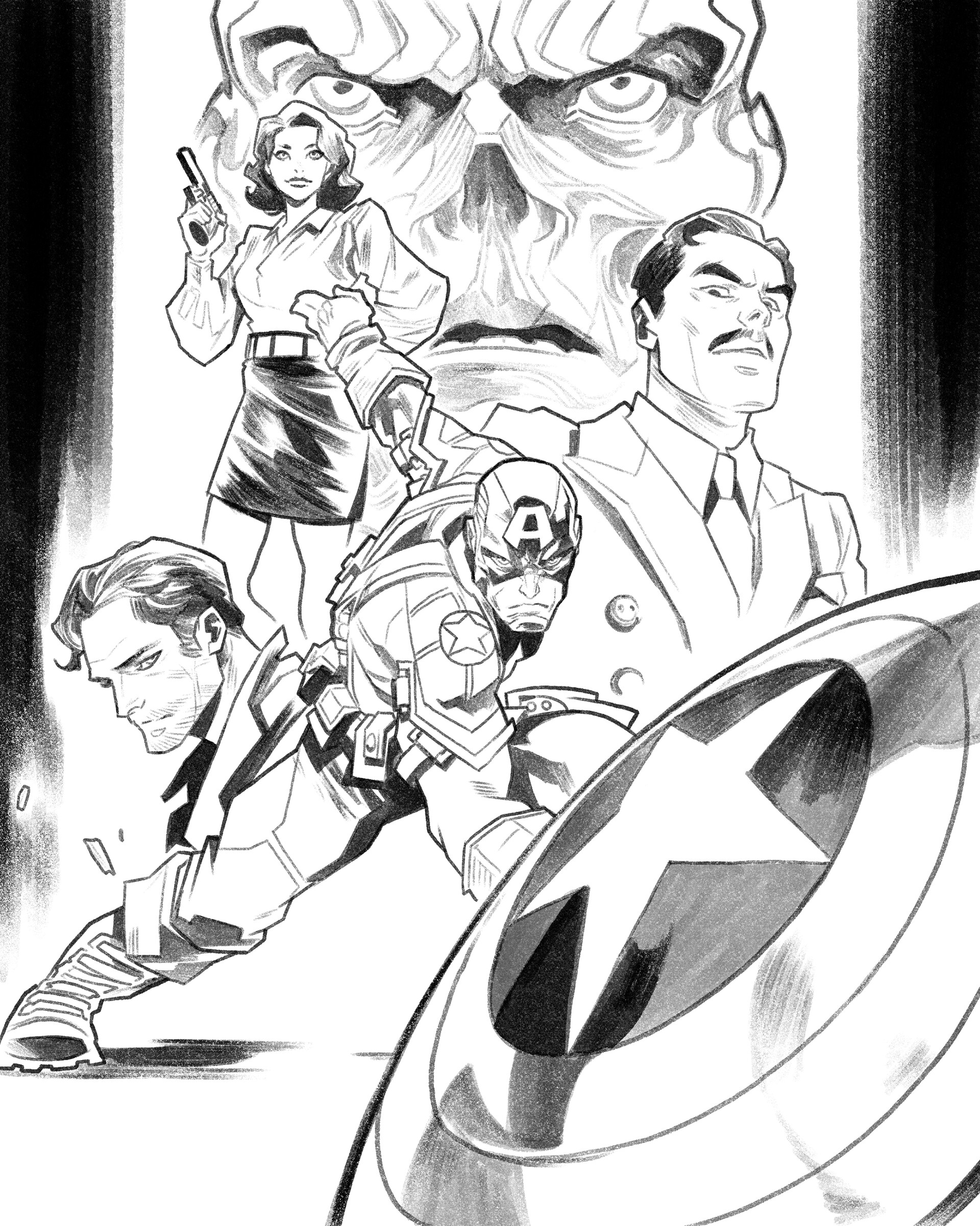 captain america the first avenger coloring pages