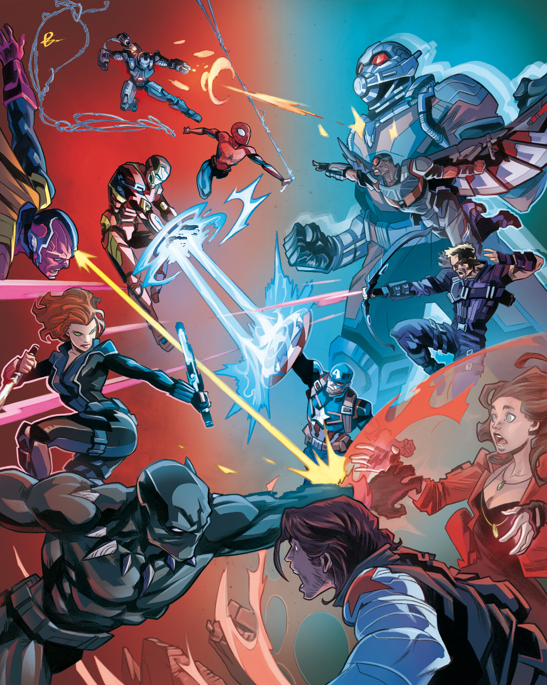 ArtStation - Captain America: Civil War - Tribute Poster