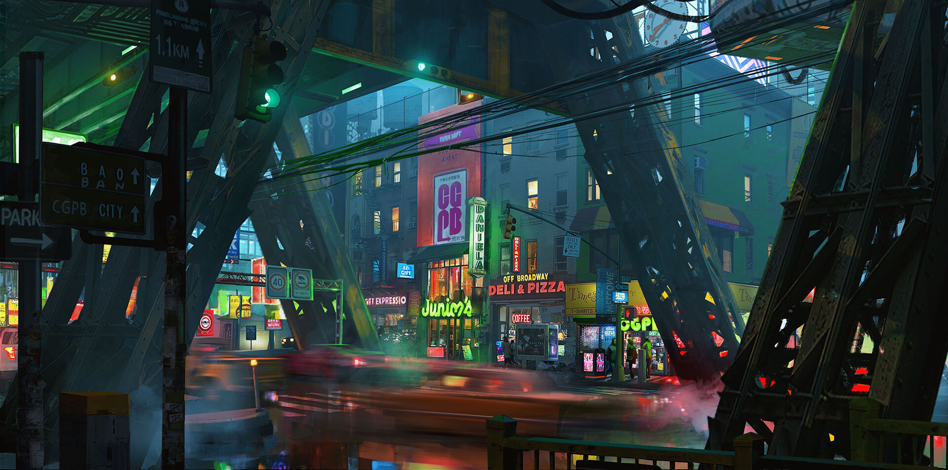 ArtStation - Cyberpunk Street