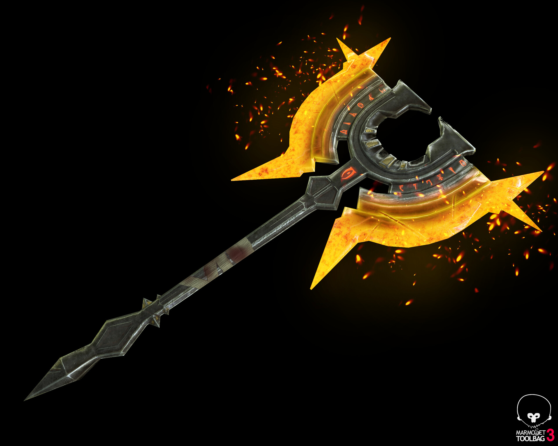 ArtStation - Magic axe