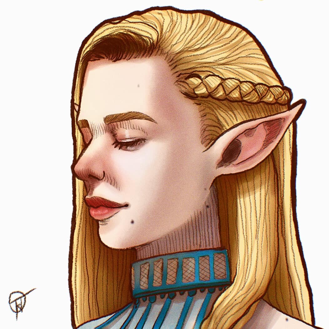 ArtStation - elf girl portrait