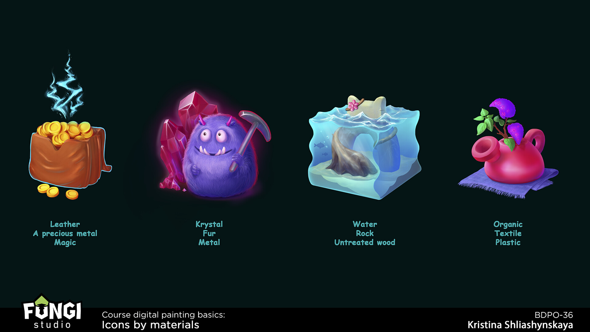 ArtStation - Icons by materials