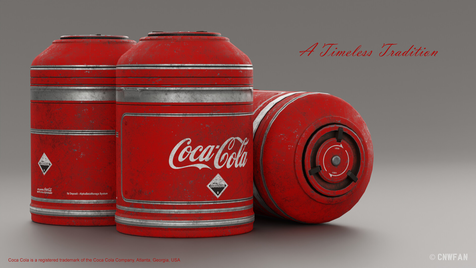 ArtStation - Sci-fi Coke Cannister