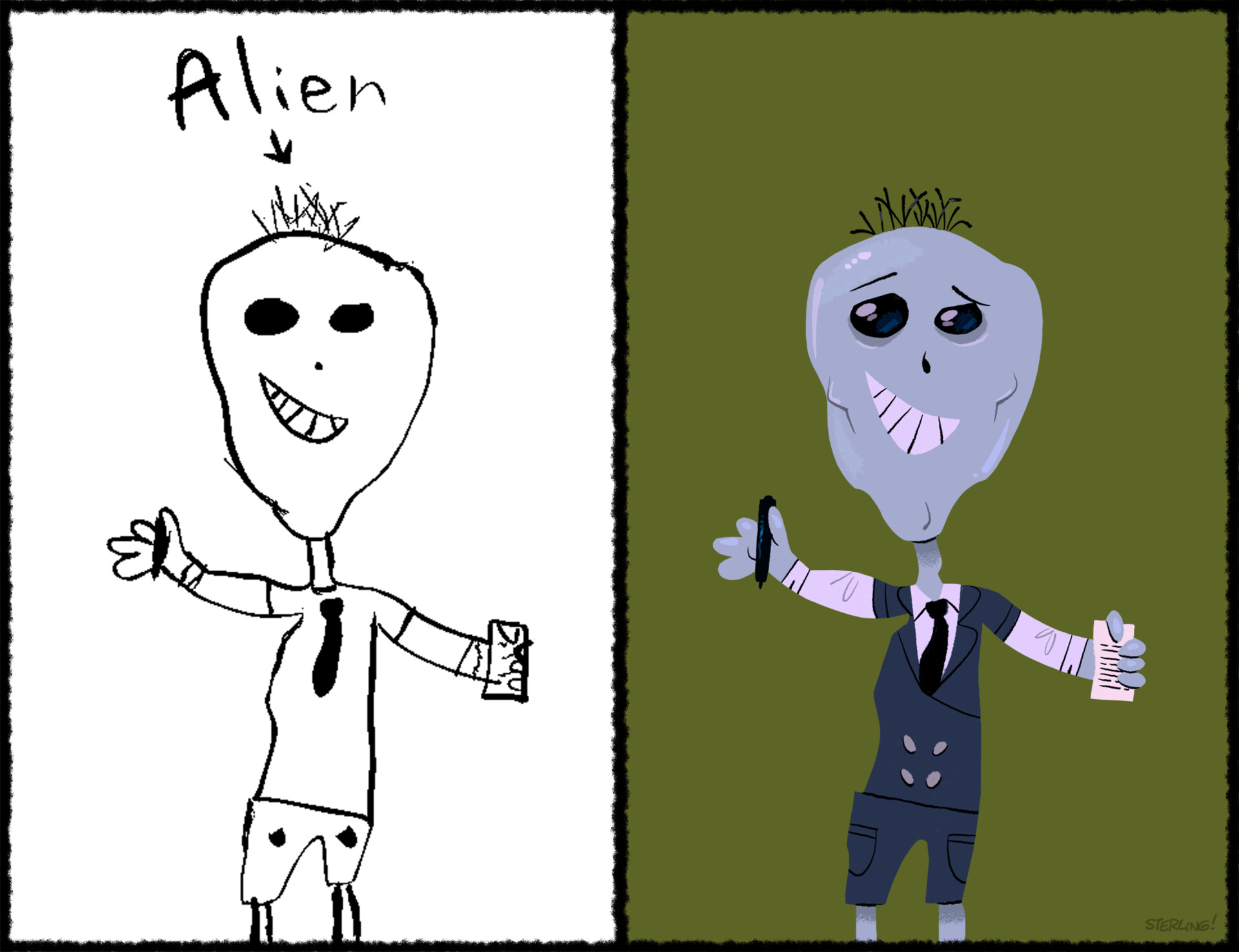 ArtStation - Alien Drawover