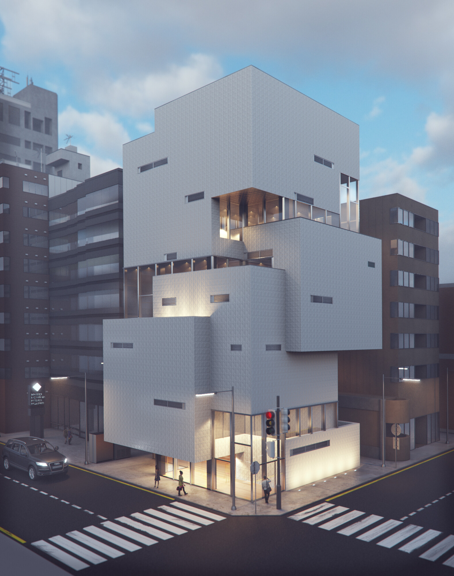 ArtStation - Ftown building