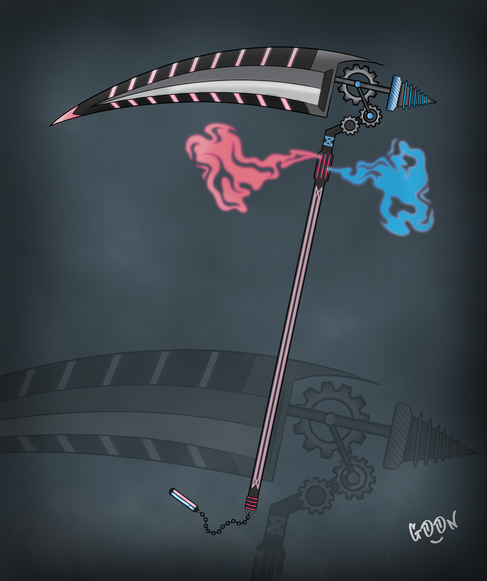 ArtStation - Mech Scythe Design