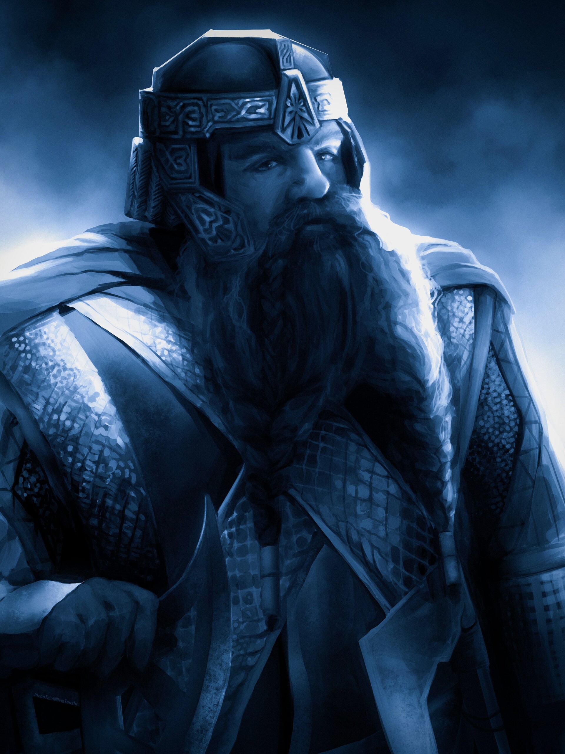 ArtStation - Gimli, LOTR - Commission