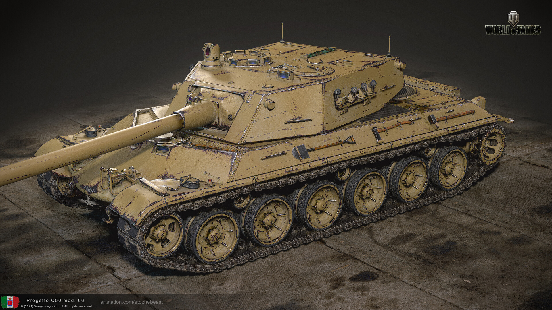 Dmitry Ishutin - Progetto C50 mod. 60. World Of Tanks