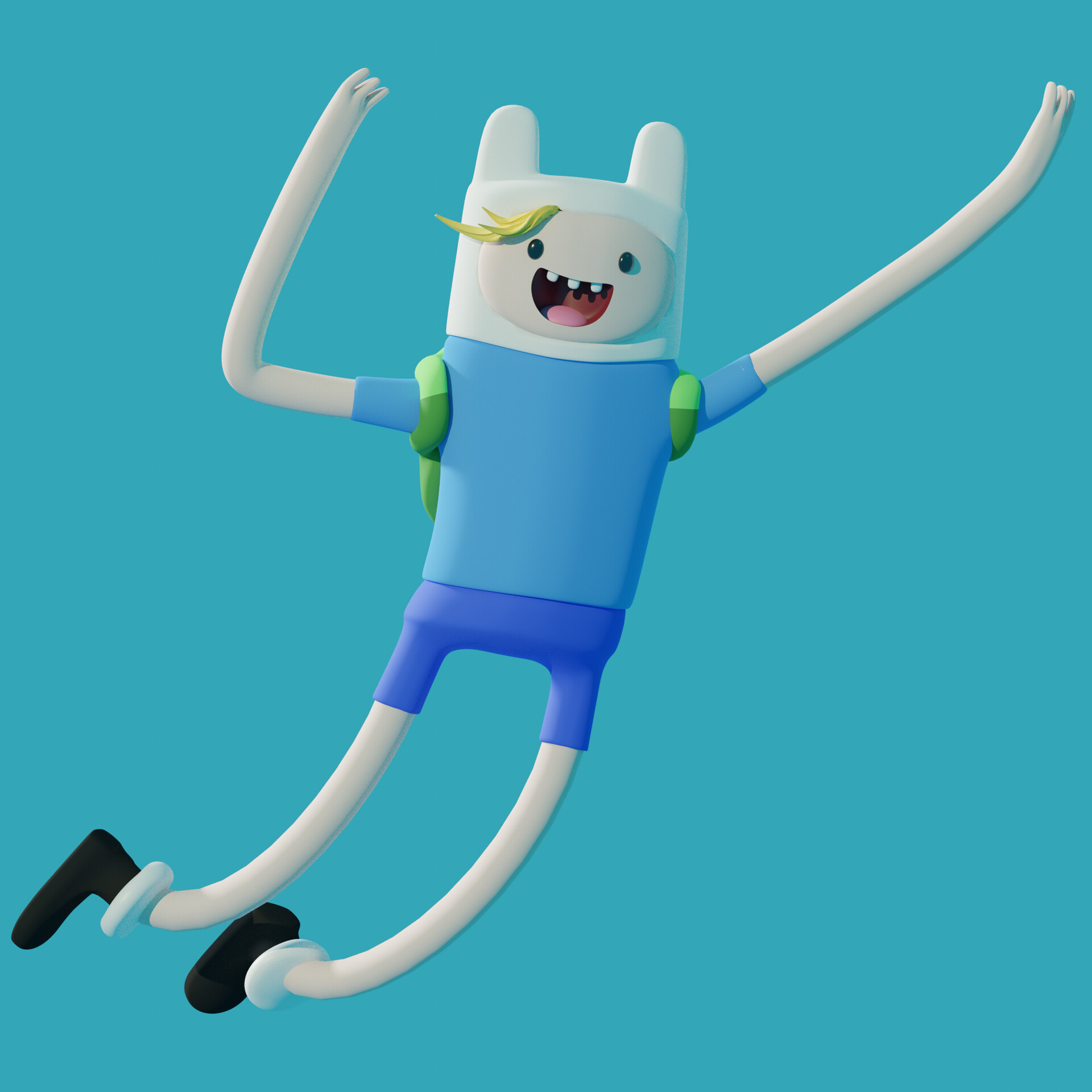 Finn And Jake Super Ultimate High Five