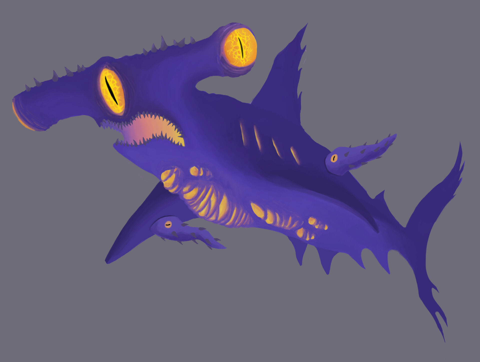 ArtStation - Cursed shark