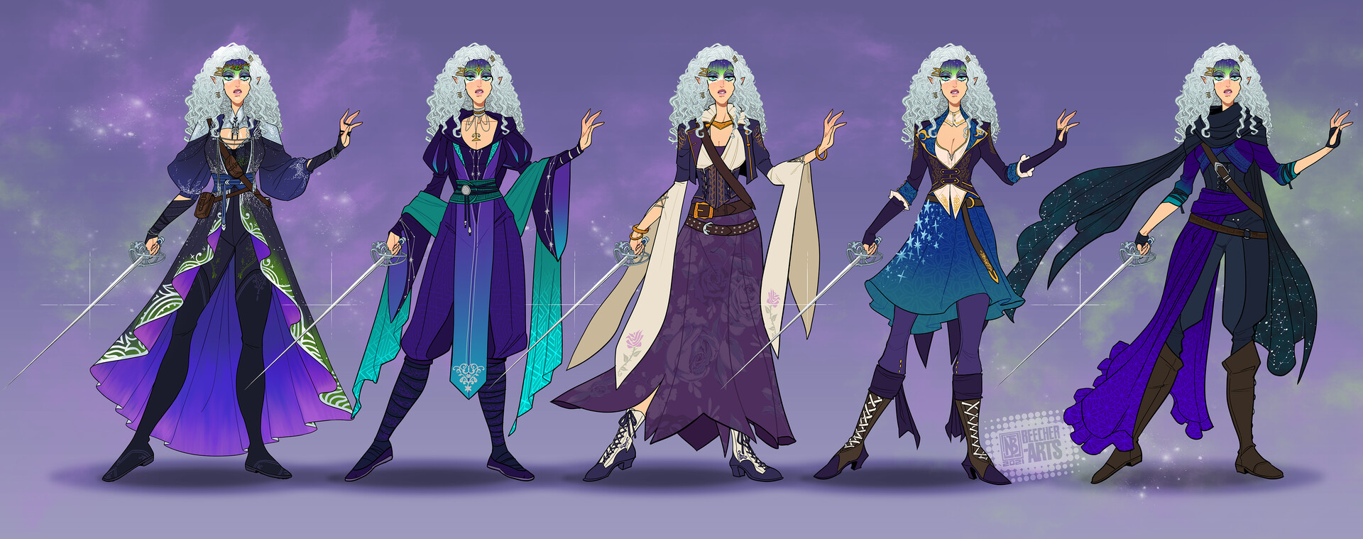 ArtStation - Elle Outfits