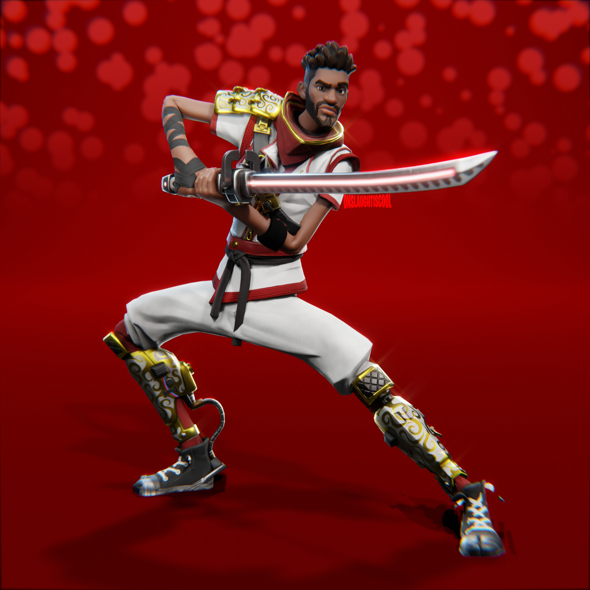 ArtStation - Fortnite Fan Art - Swordmaster Ken