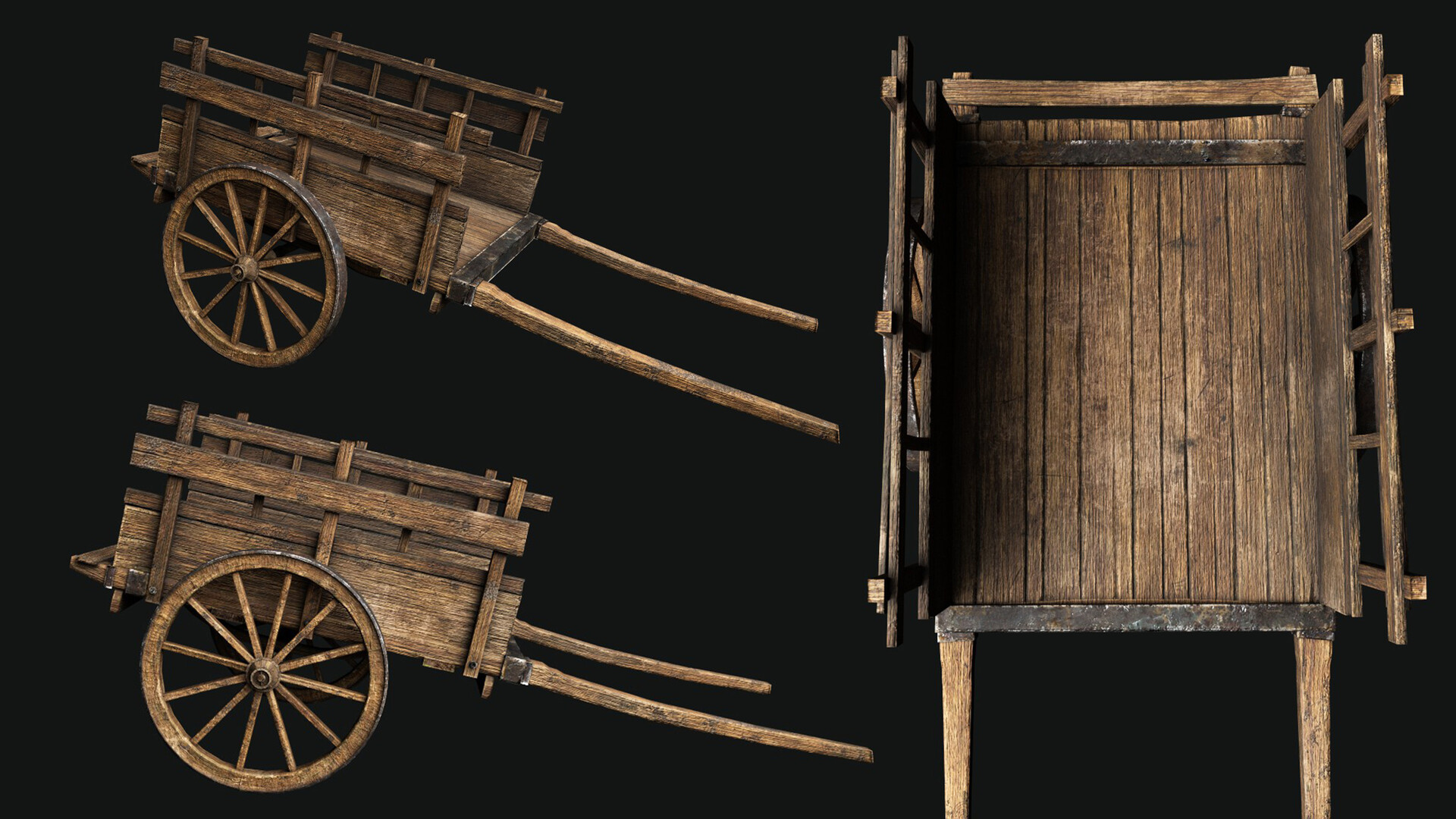 ArtStation - Wooden Cart