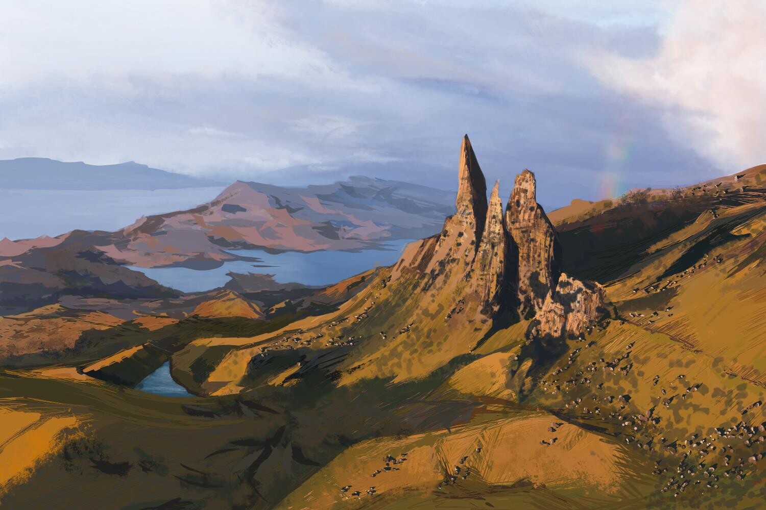 ArtStation - landscape excercise