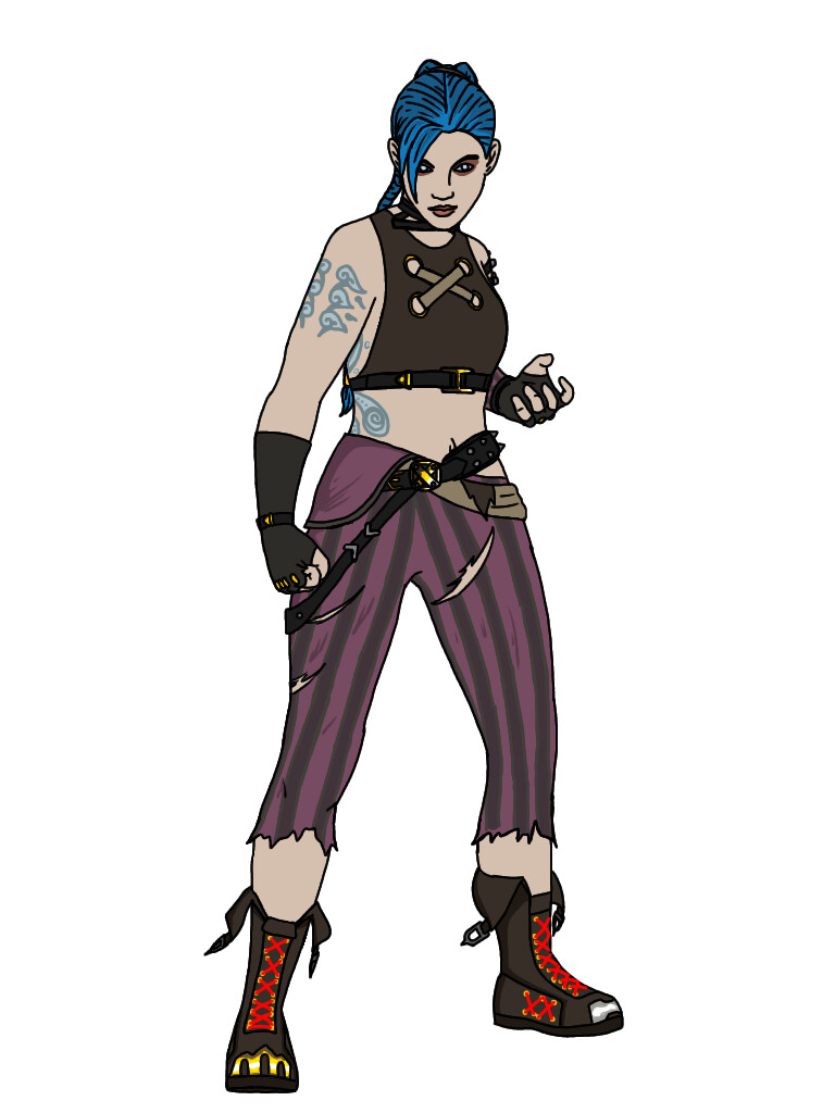 ArtStation - apex legends wraith skin concept based on arcanes jinx