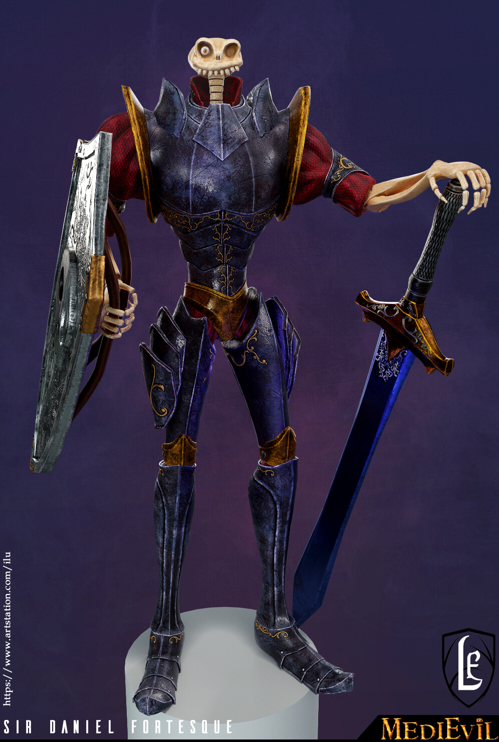ArtStation - Medievil: Sir Daniel Fortesque