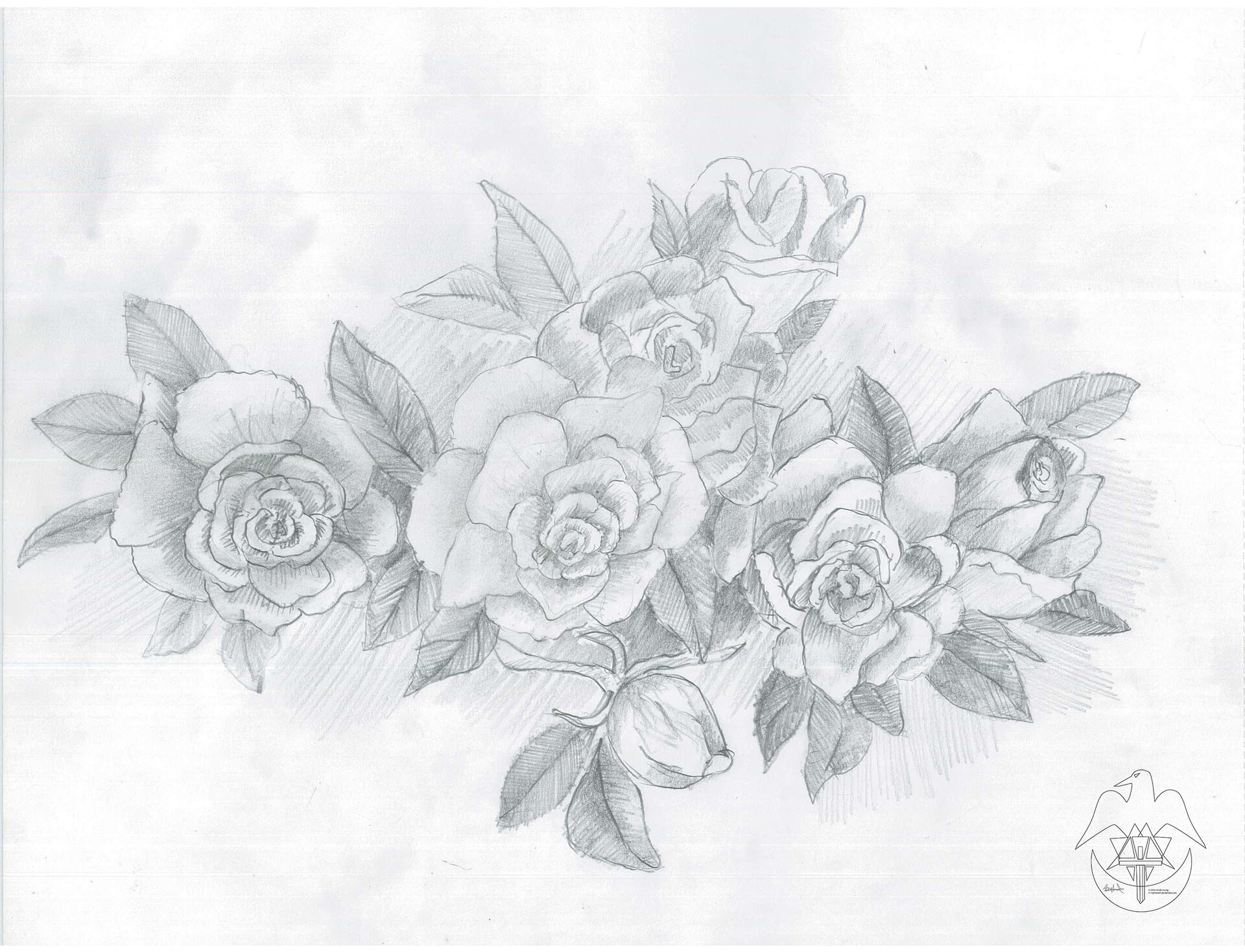 ArtStation - Pencil Roses