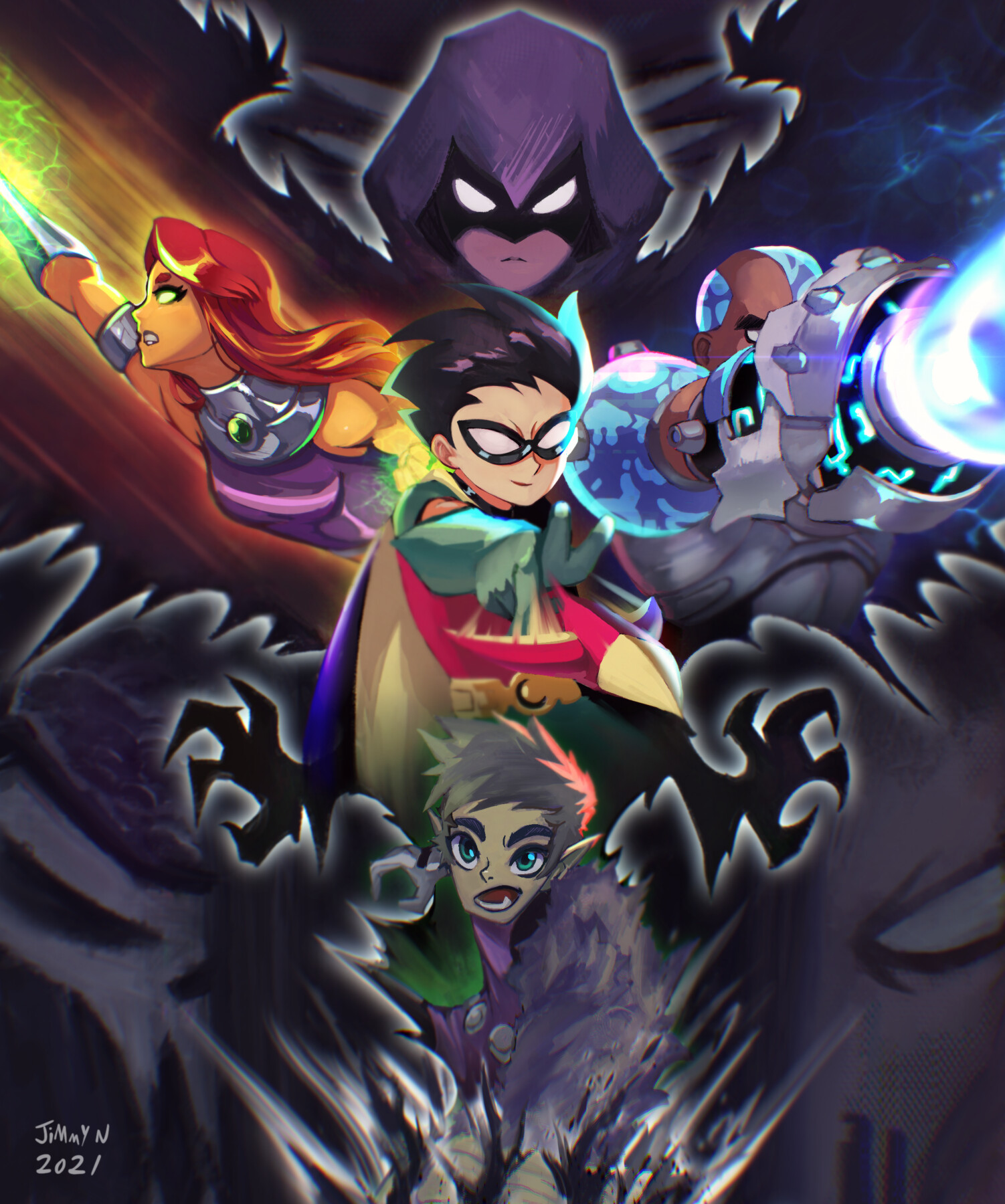 ArtStation - Teen Titans