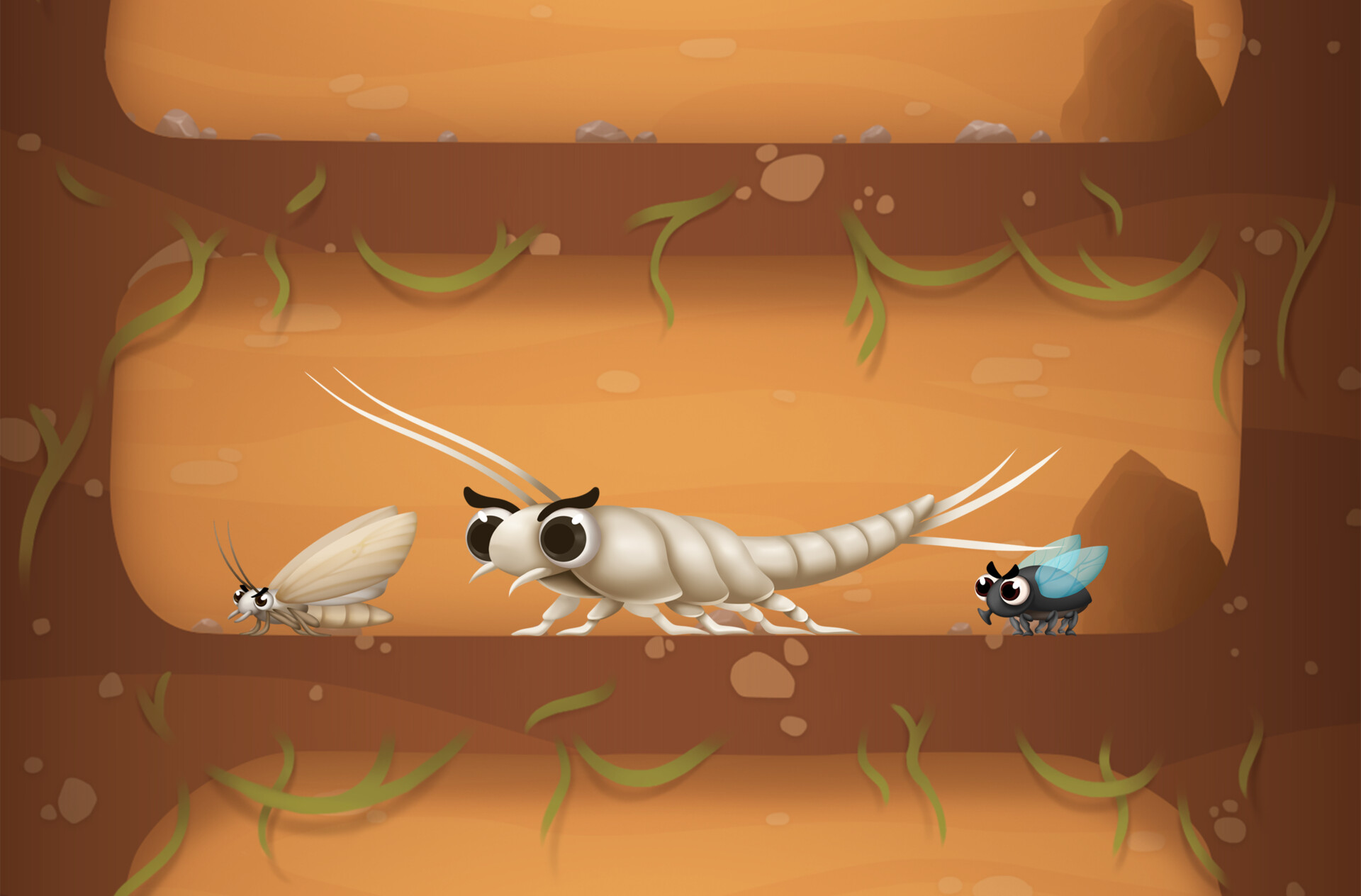 ArtStation - beetles for mobile game