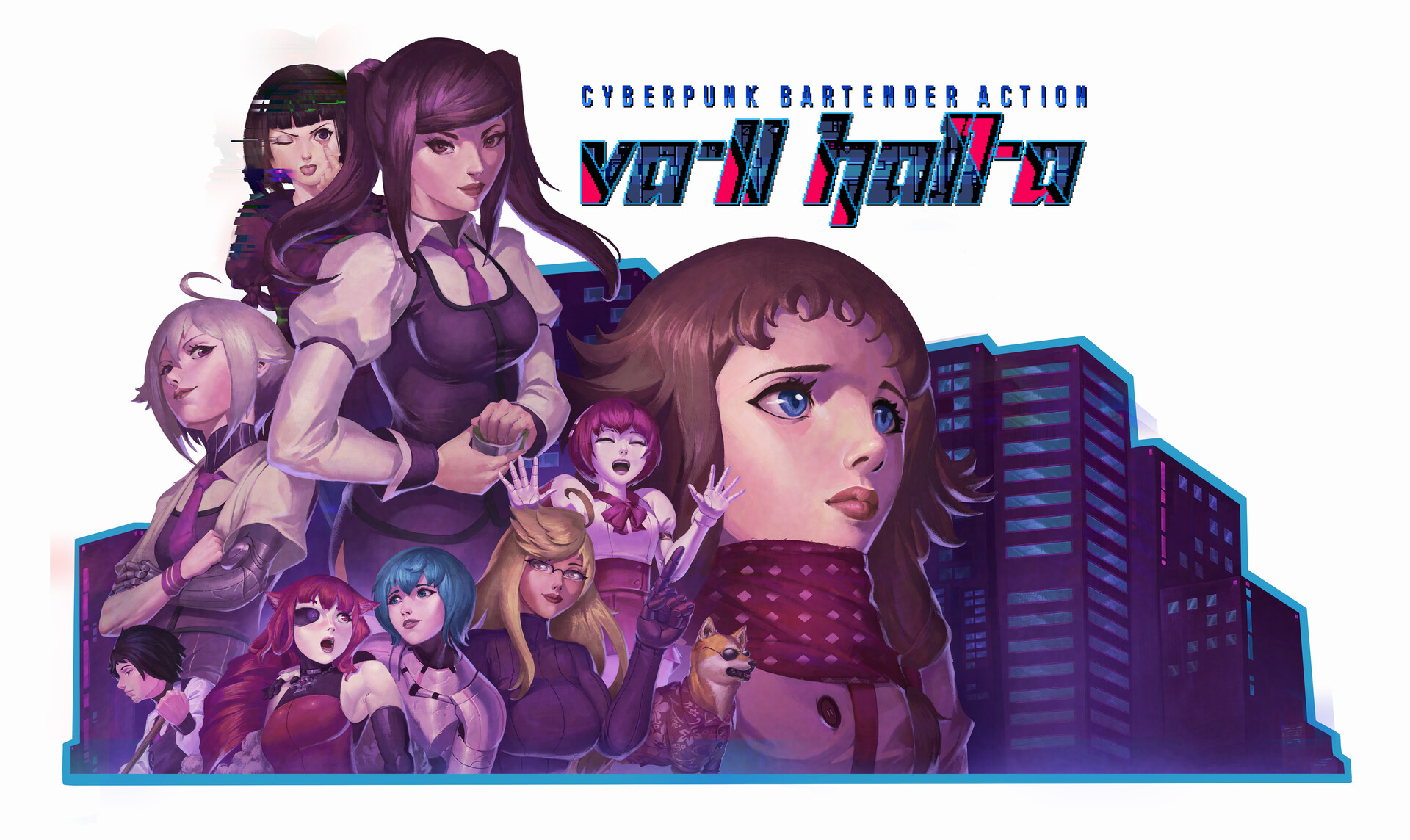 ArtStation - Va11-Hall-A Fan Poster 2