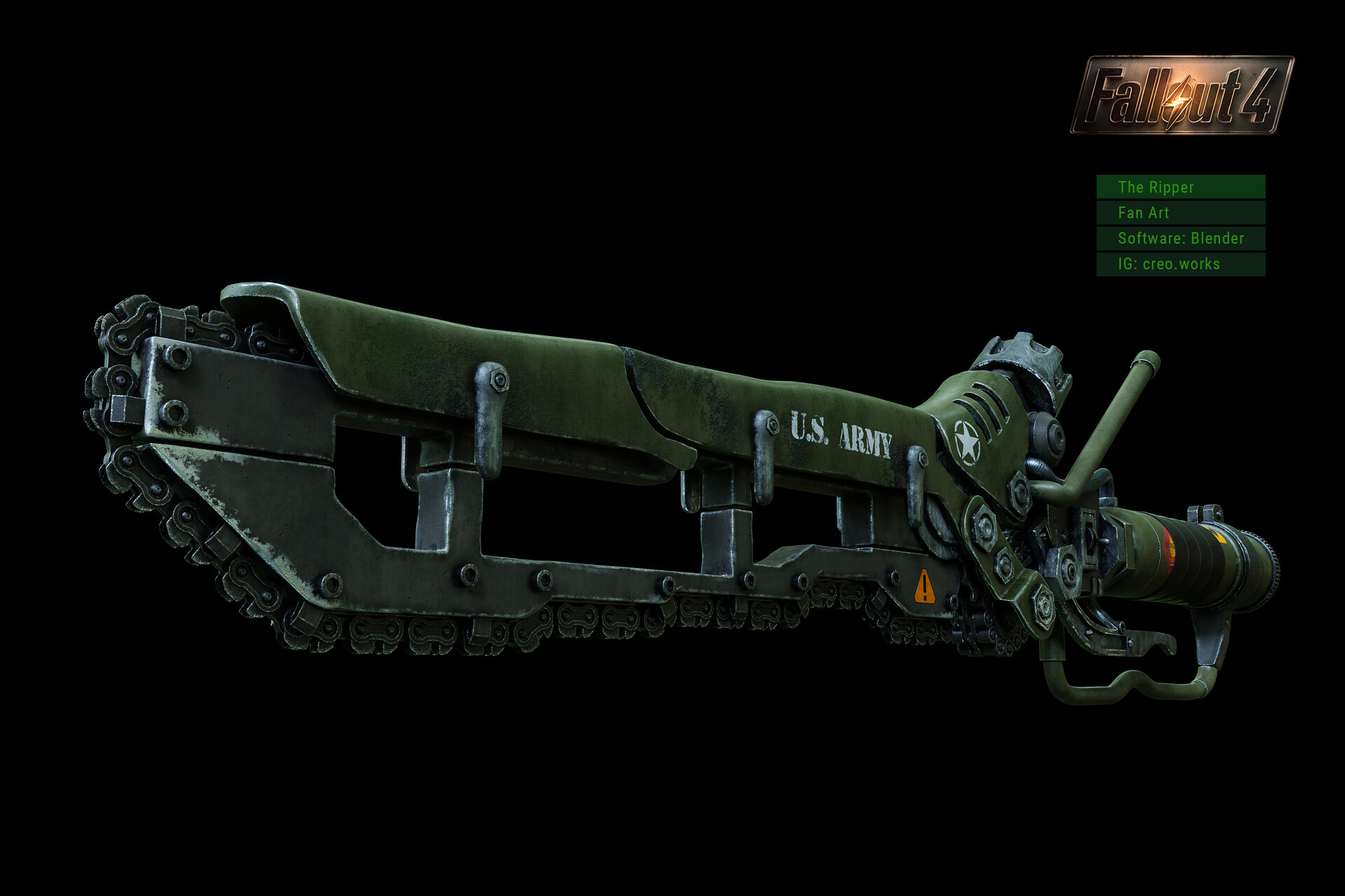 ArtStation - Fallout 4 Fan Art - The Ripper