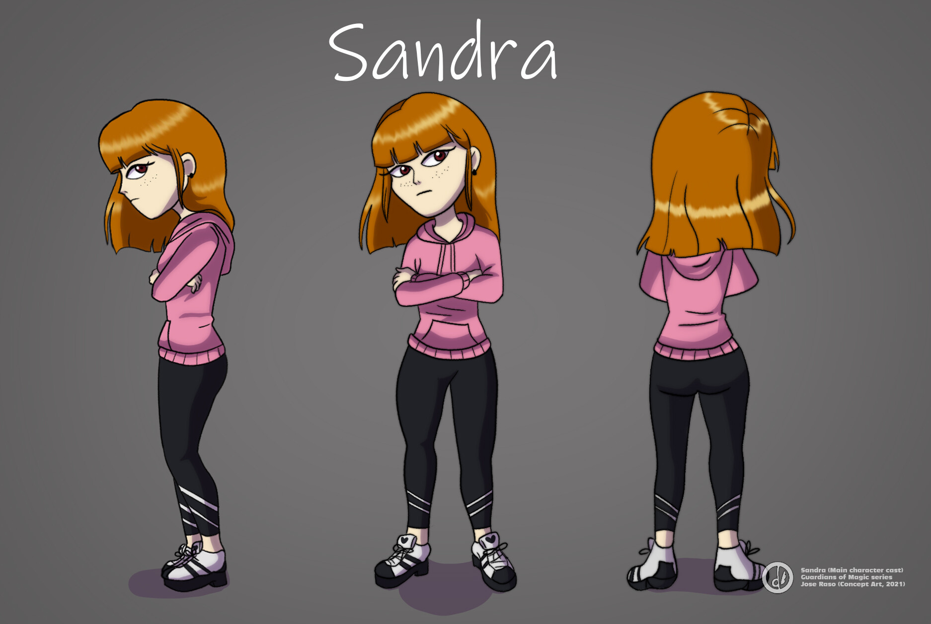 ArtStation - Sandra (Guardians of Magic) w/ process