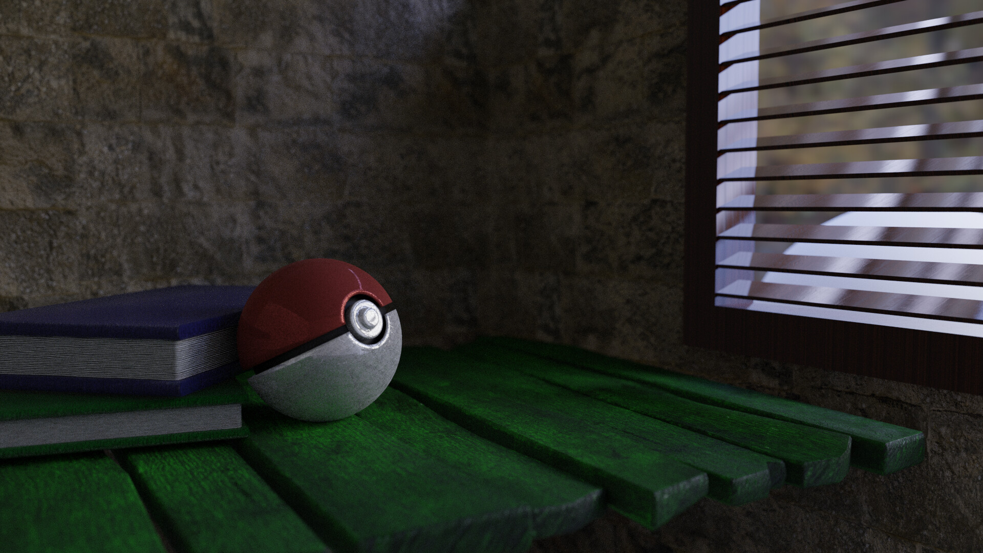 ArtStation - pokeball in blender :)