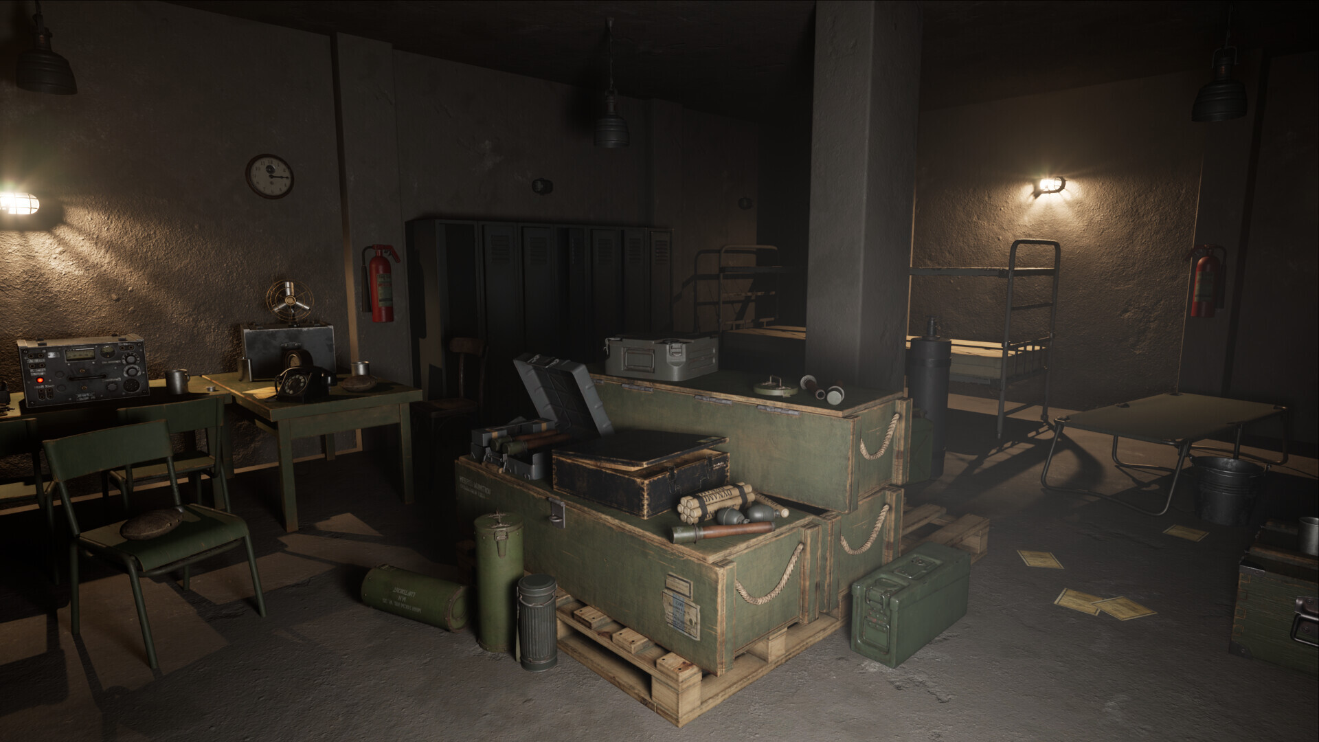 ArtStation - WW2 Bunker Props UE4