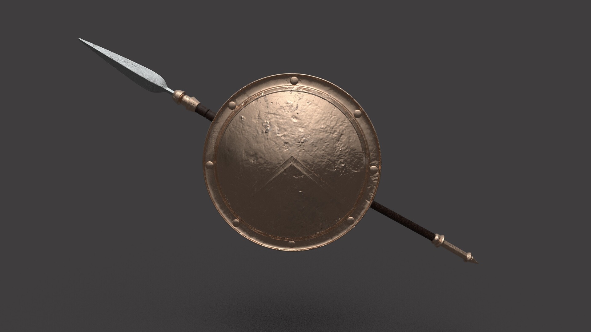 Ares Shield And Spear