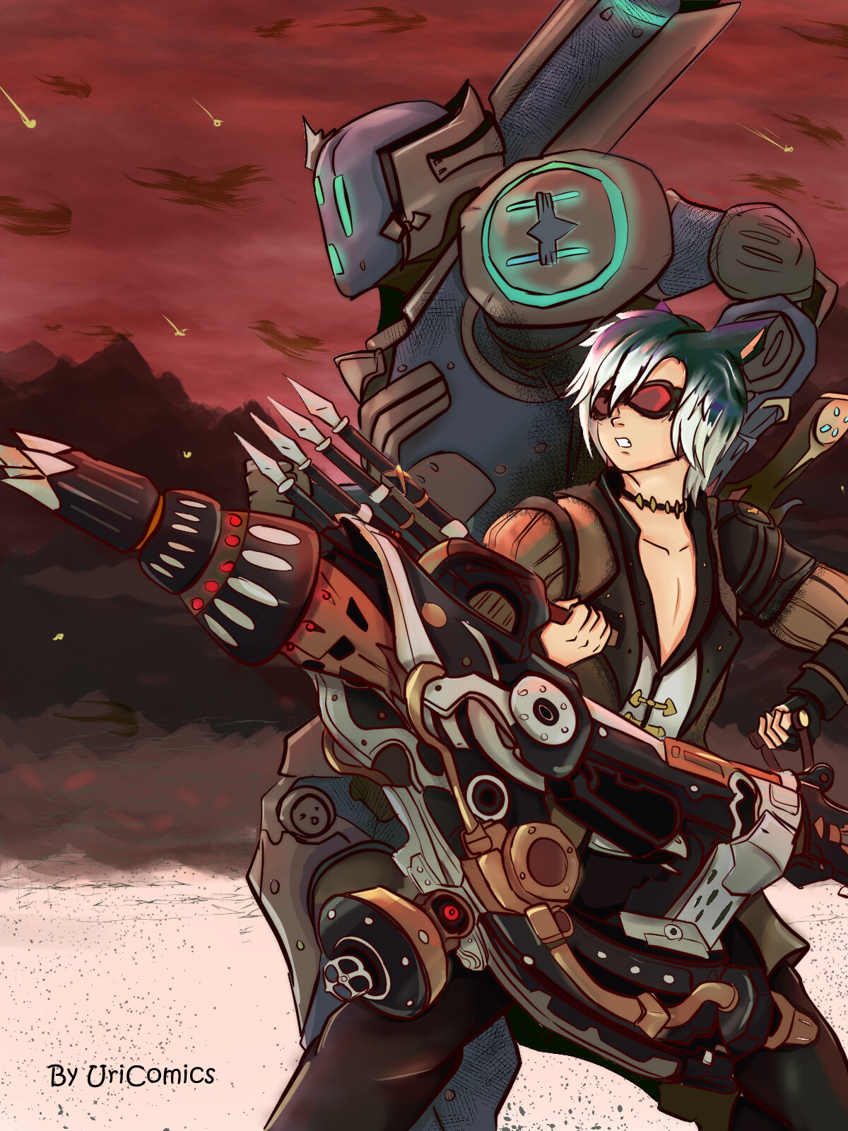 UriComics - Final Fantasy XIV - Machinist in Final Days