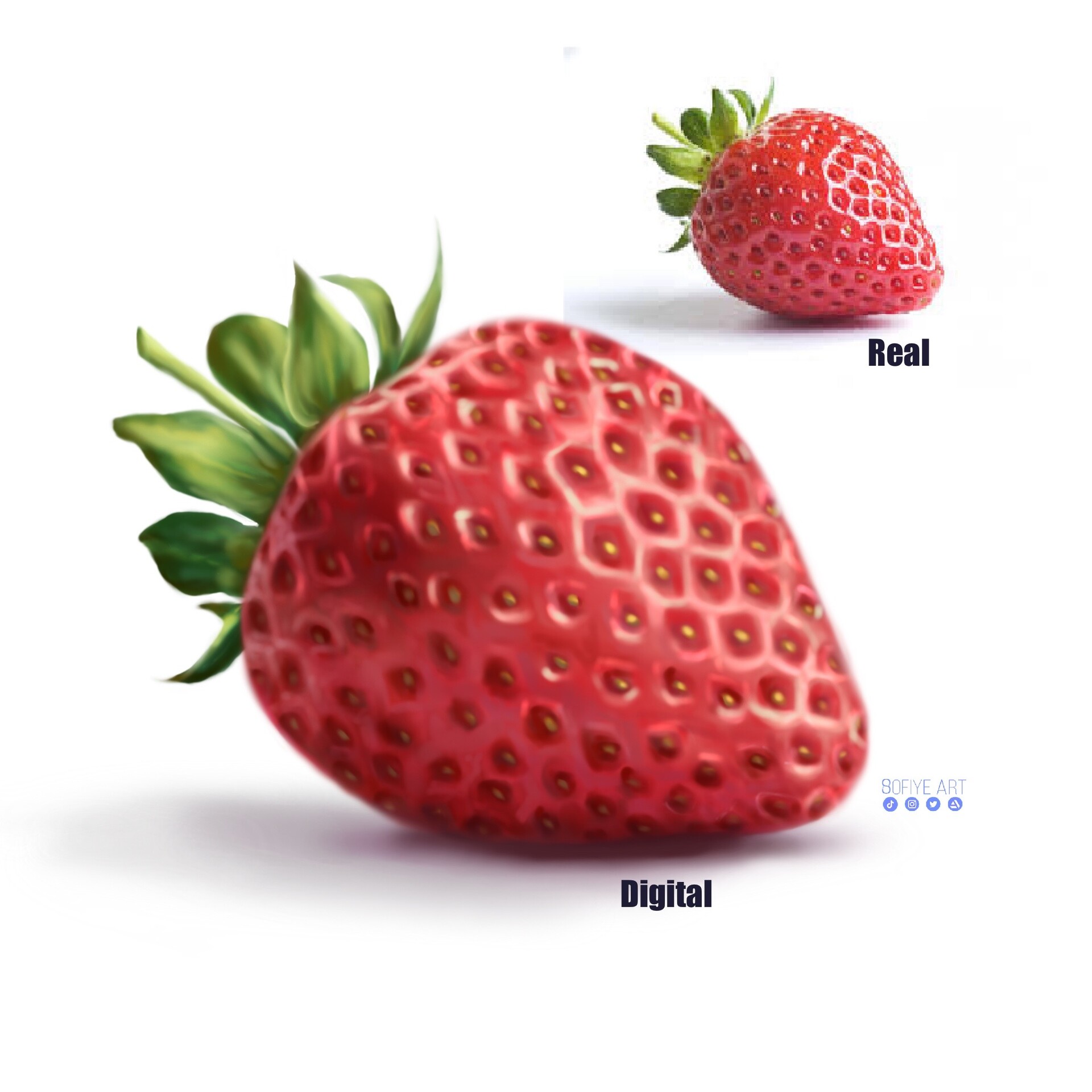 ArtStation - Strawberry Study