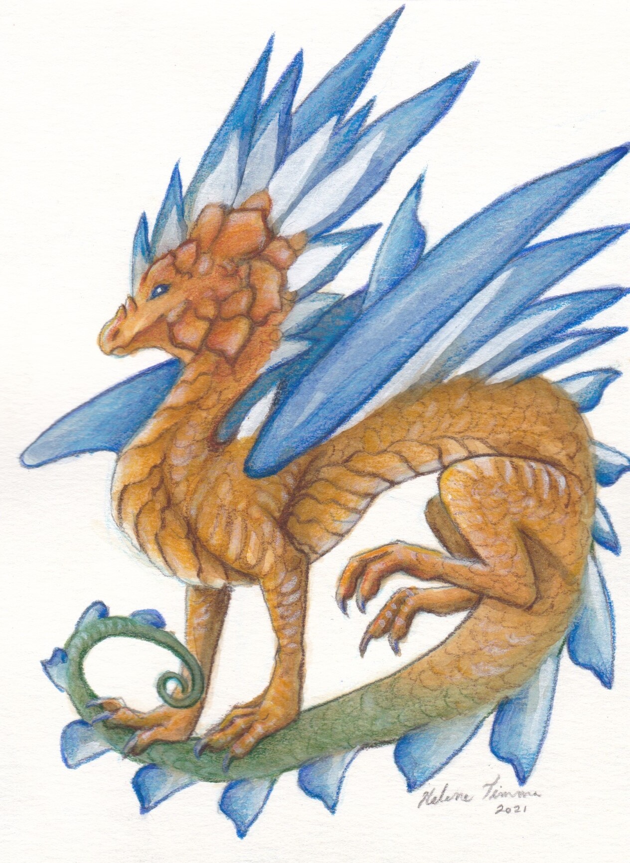 ArtStation - Bird of Paradise Dragon