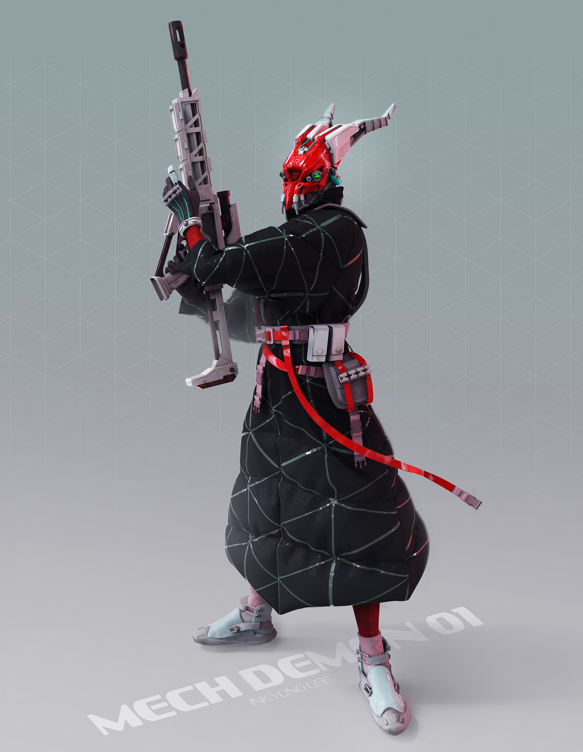 Inkyung Lee - MechDemon 01 | ver.2 ( process video)