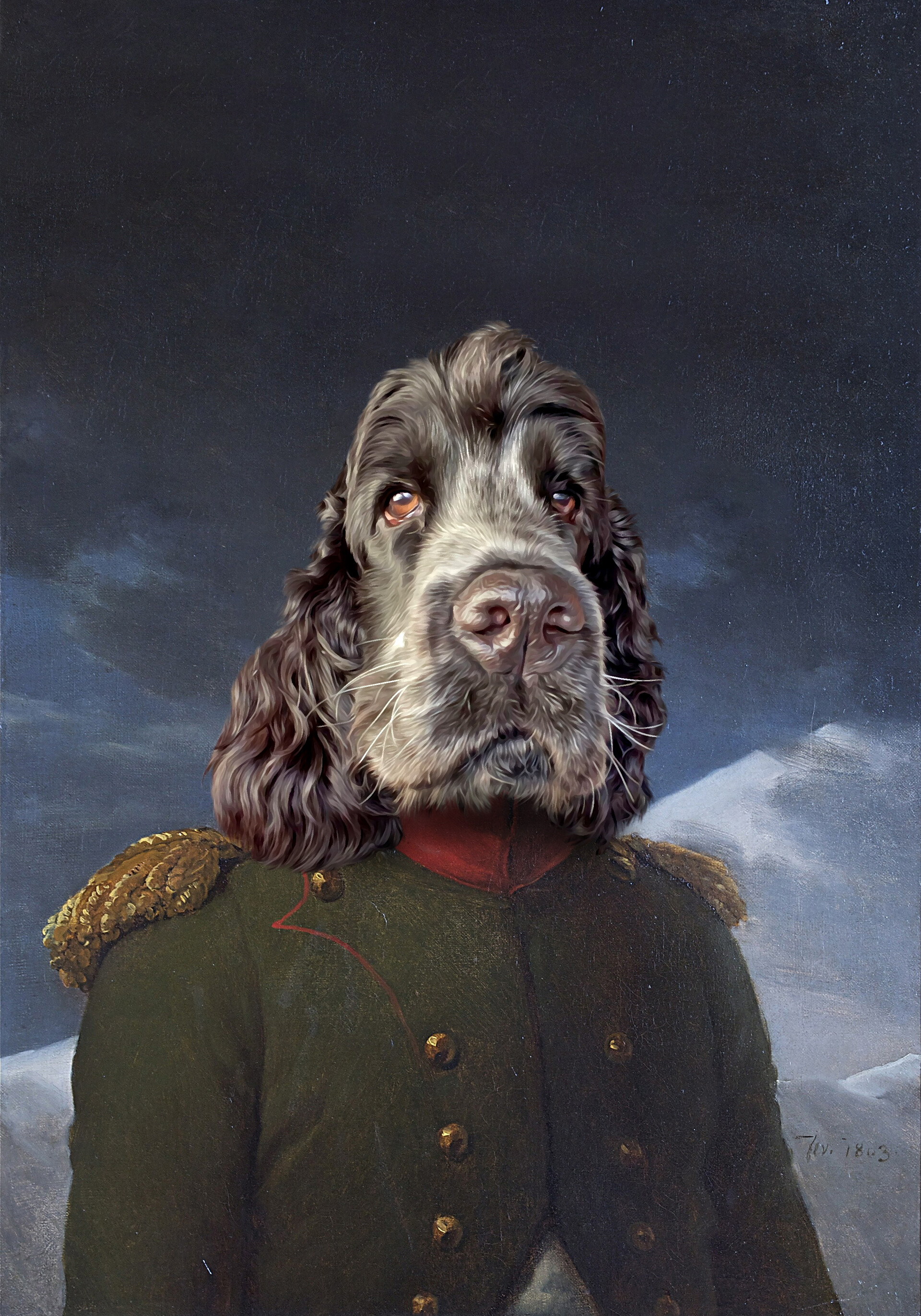 ArtStation - Digital pet portrait design