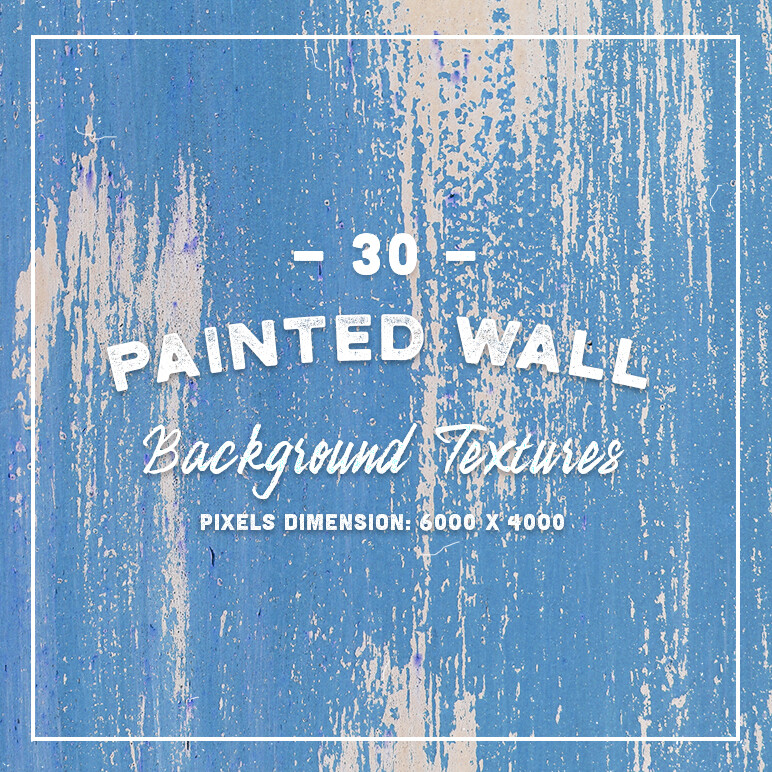 ArtStation - 30 Painted Wall Textures