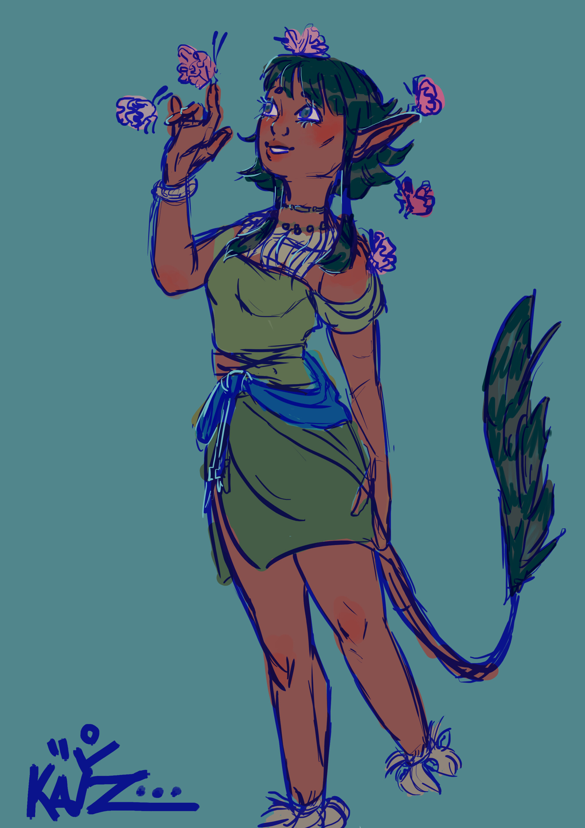 ArtStation - Forest Elf Concept