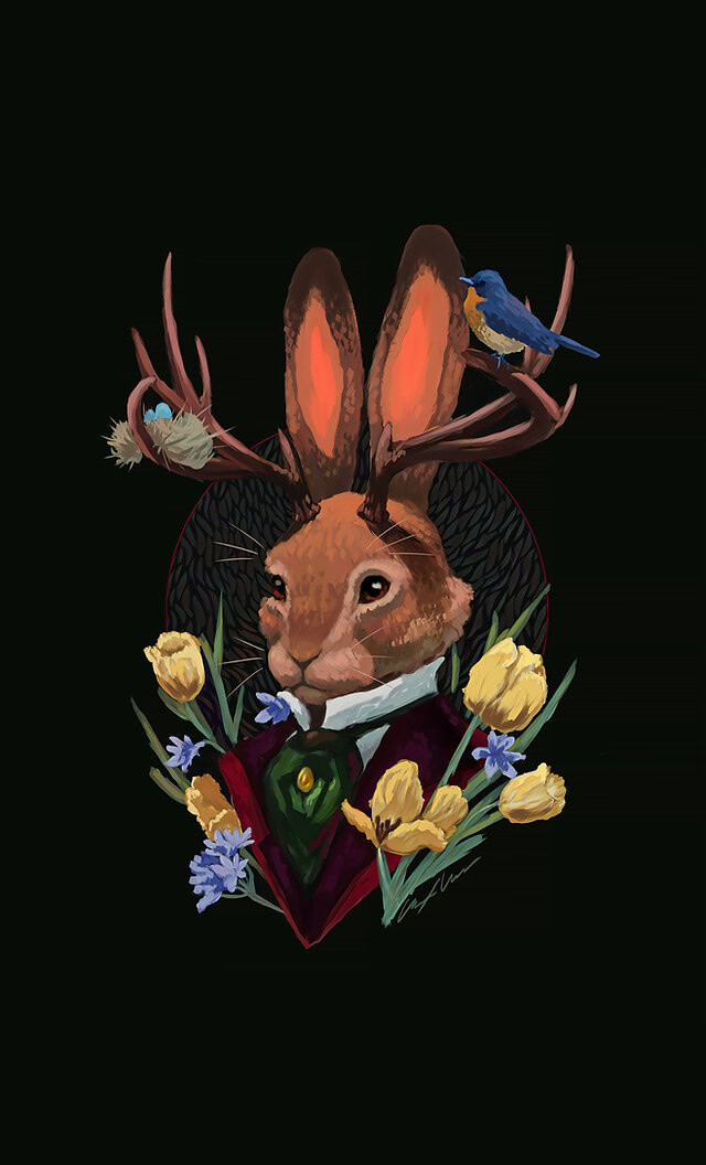 ArtStation - Easter Jackalope