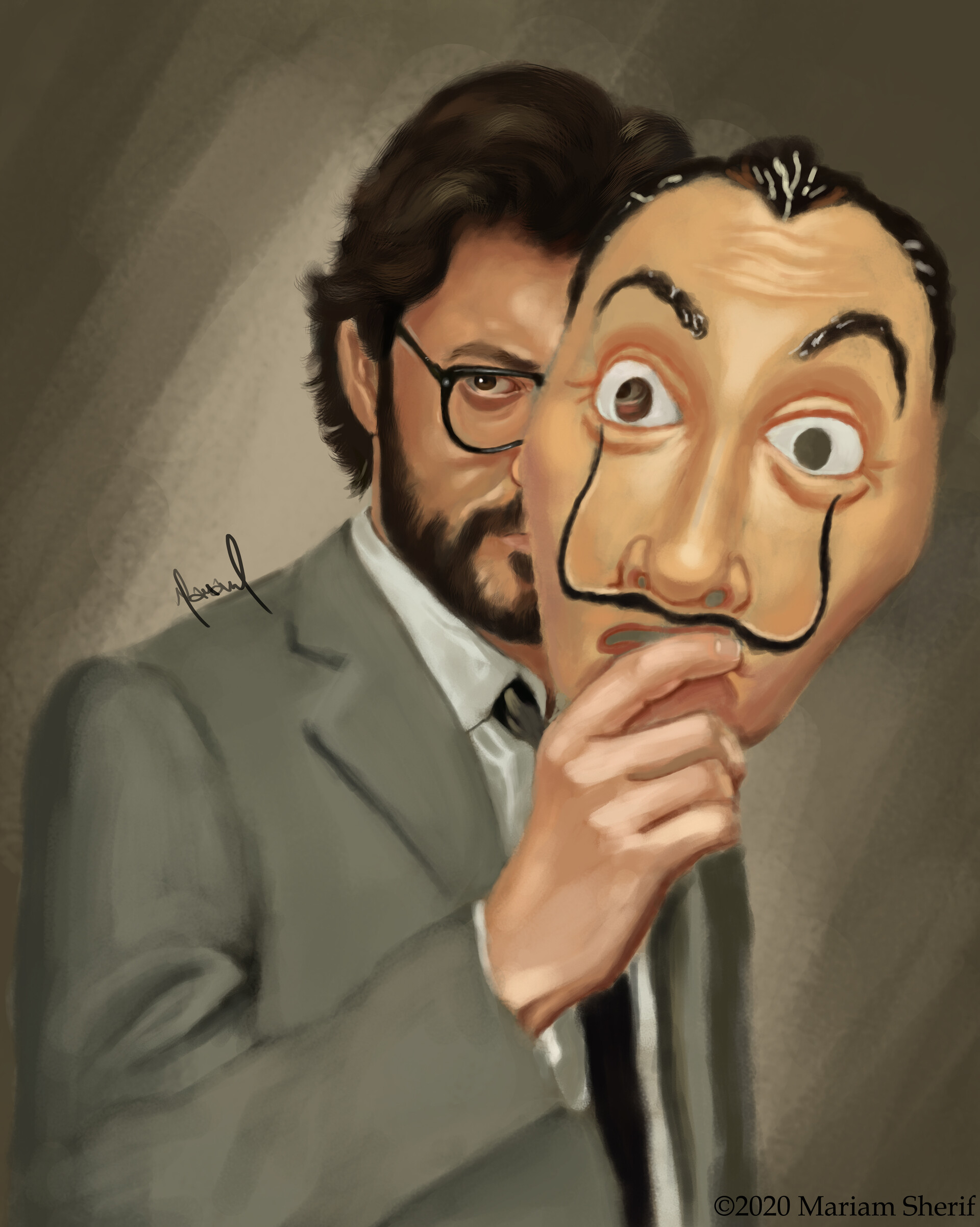 ArtStation - Professor - La casa de Papel