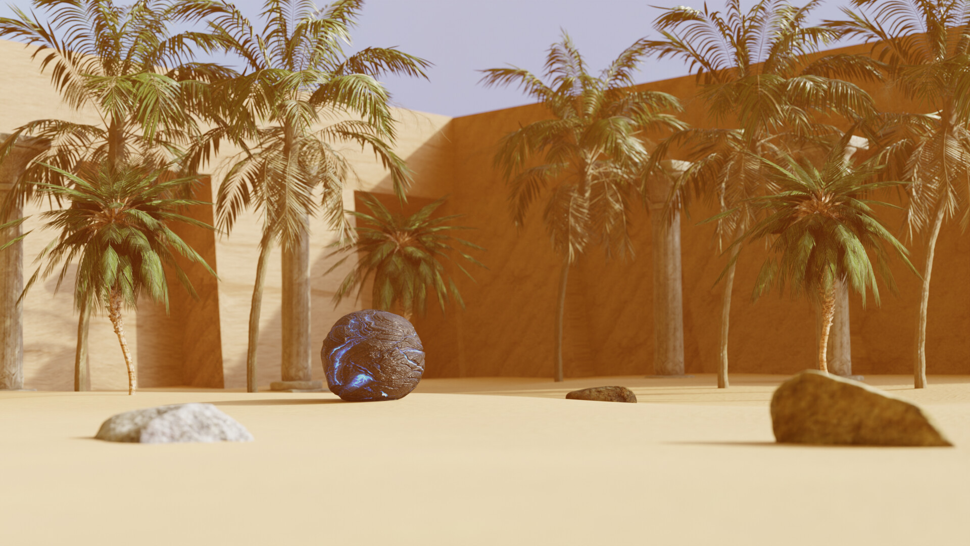 ArtStation - Ancient Alien Desert Temple