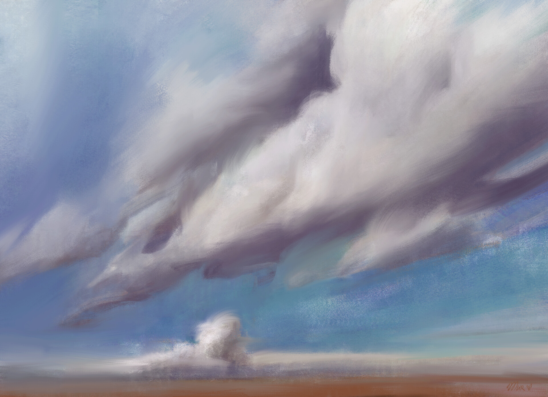 ArtStation - Blue Clouds