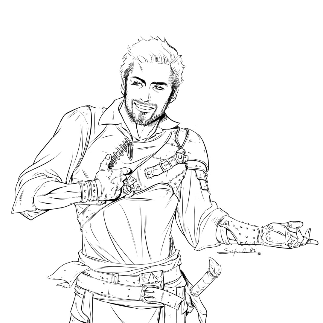 uncharted 4 coloring pages