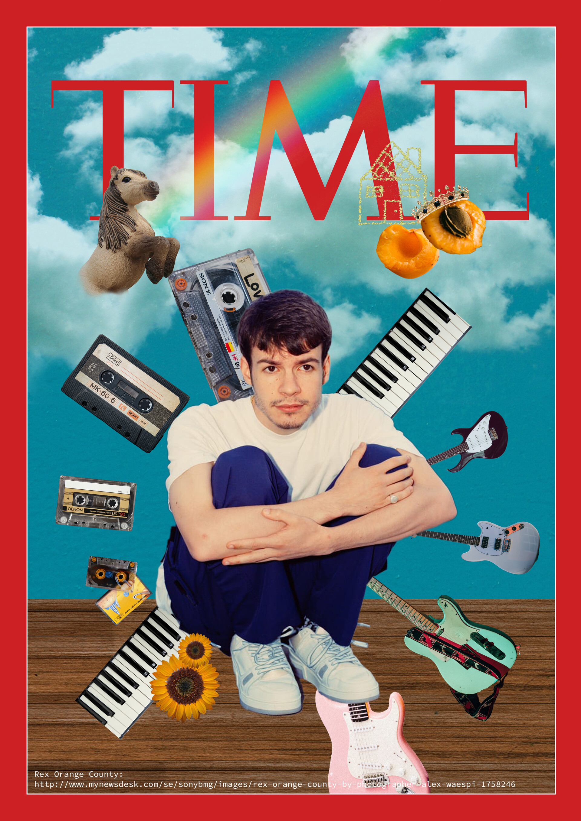 ArtStation - Time Magazine cover collage: Rex Orange County