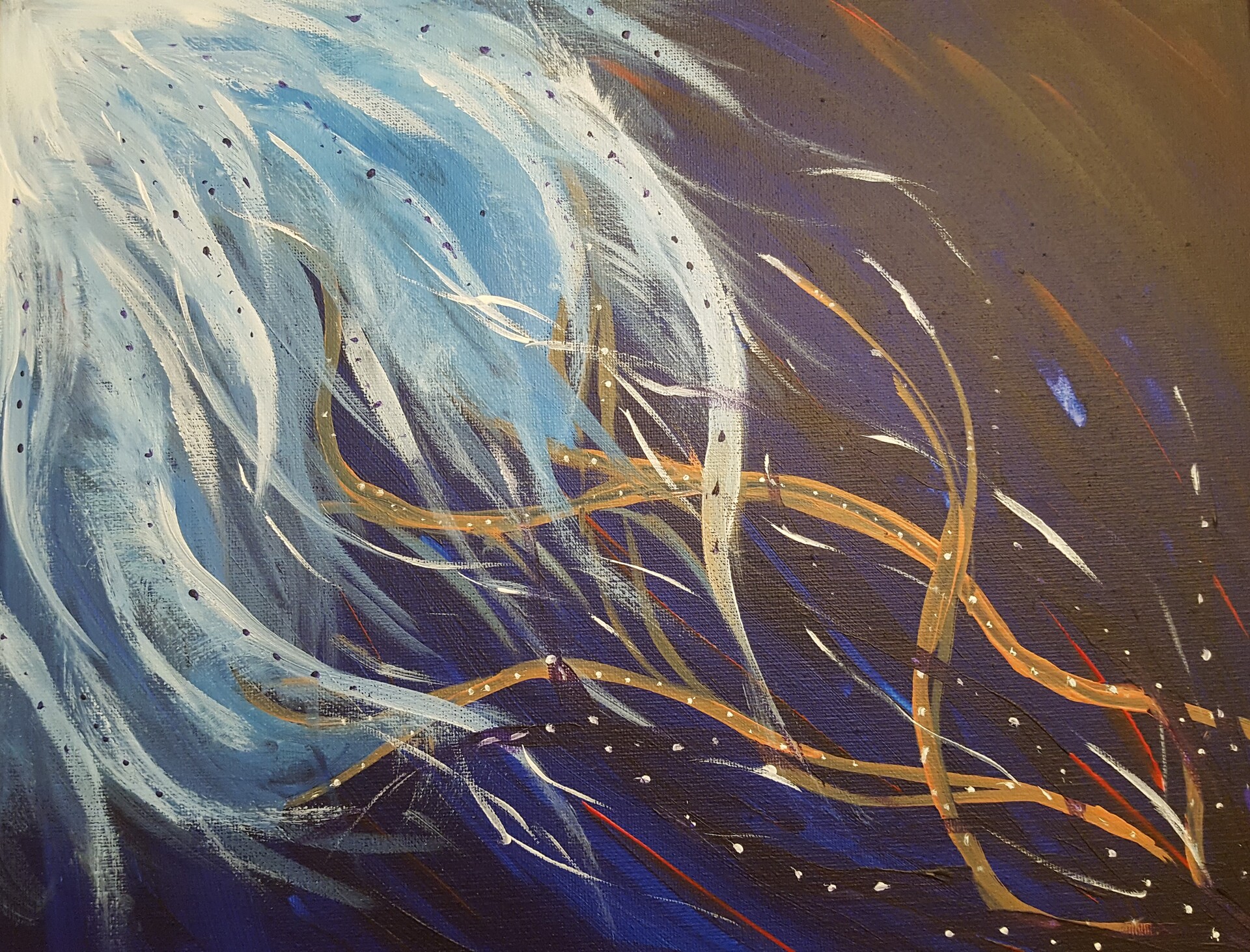 Andrew Croft - A poor attempt at Acrylic abstraction