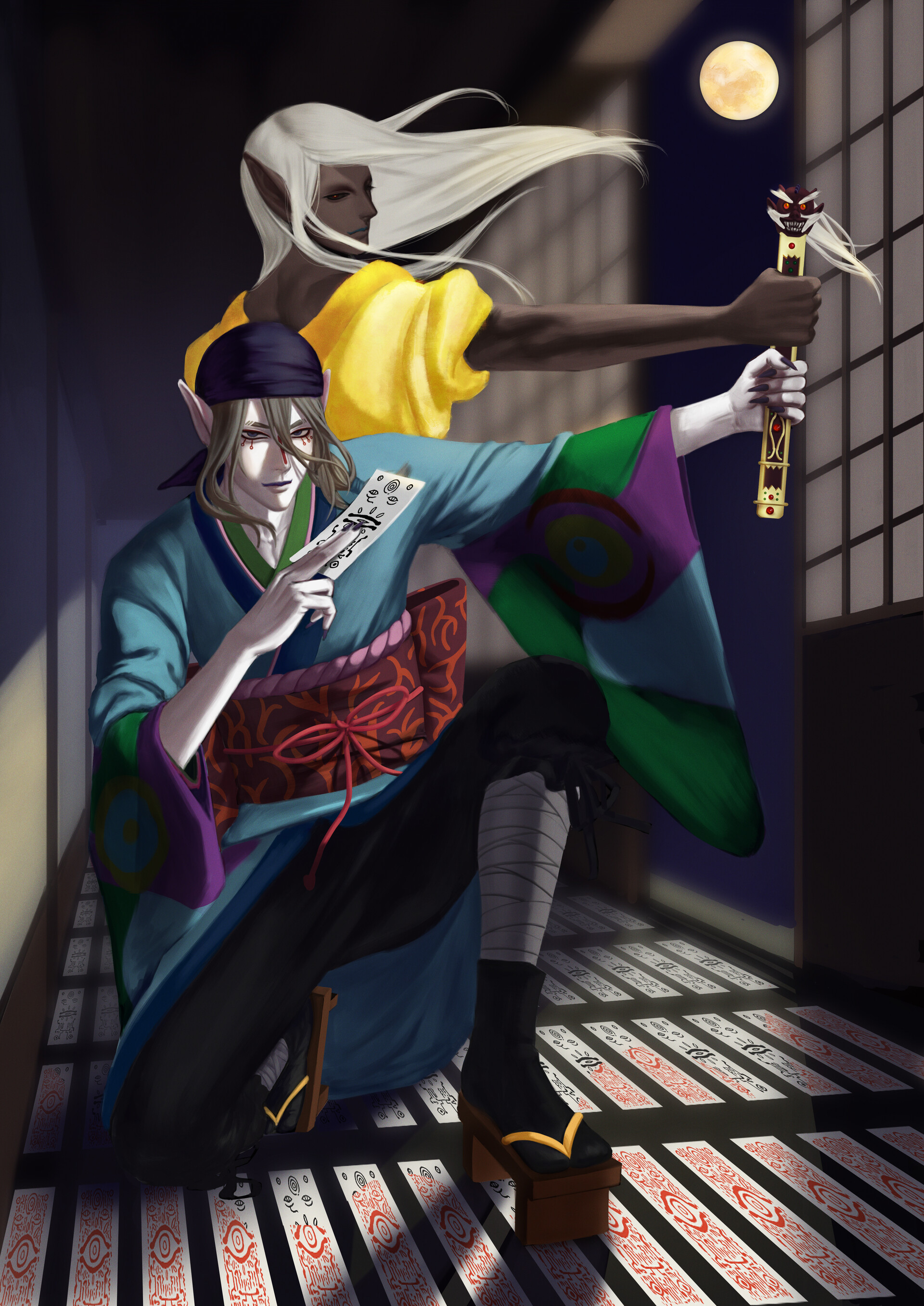 ArtStation - Kusuriuri (薬売り) from Mononoke