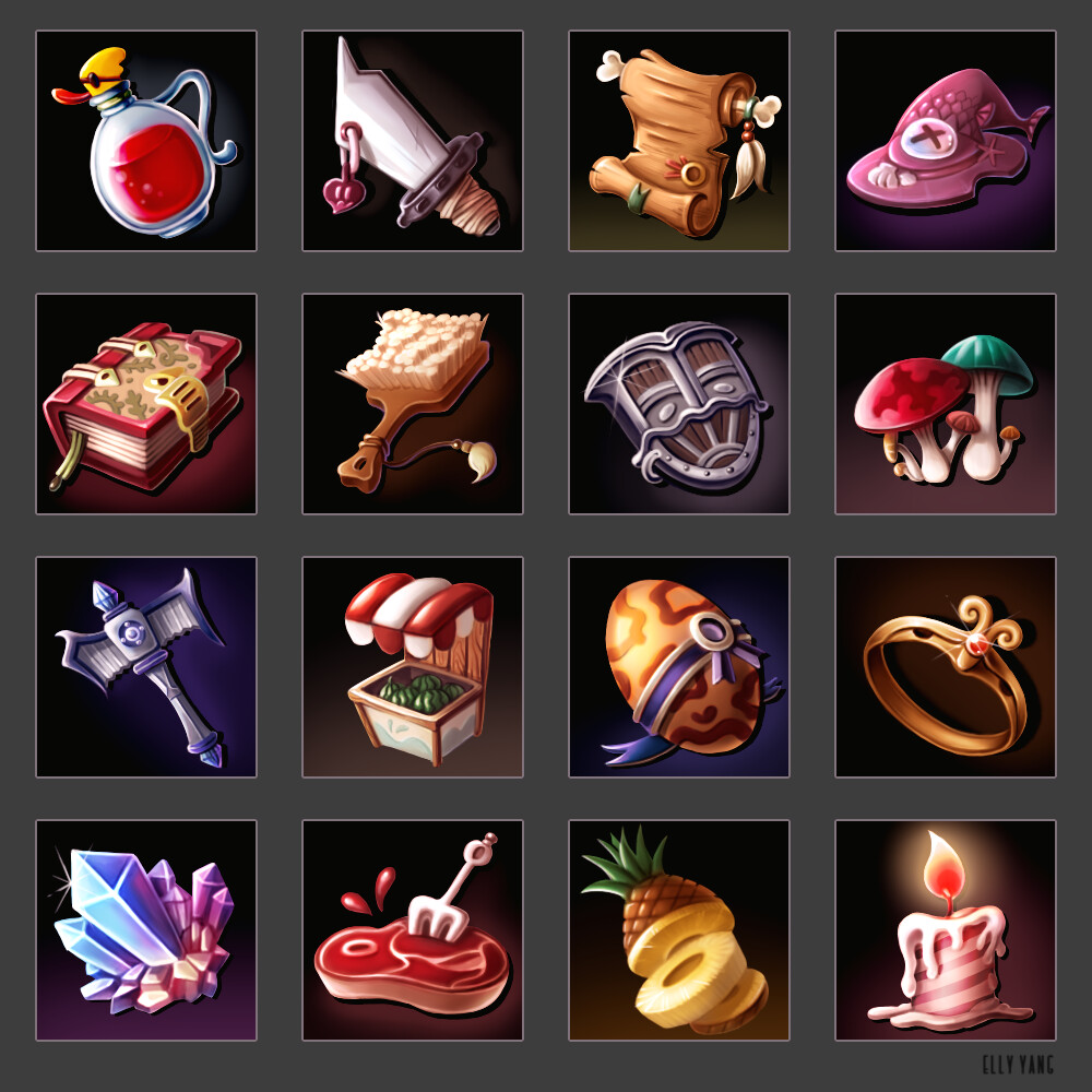 ArtStation - Game Items Design